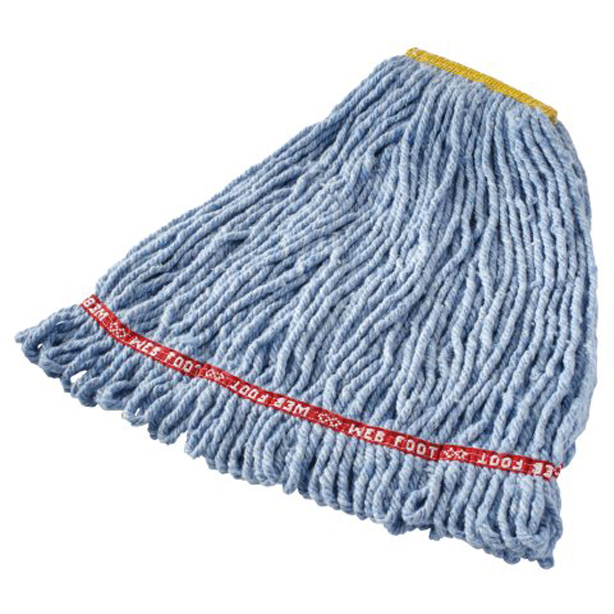RUBBERMAID Web Foot® Shrinkless Wet Mop, Antimicrobial, Yarn, 16 oz ...