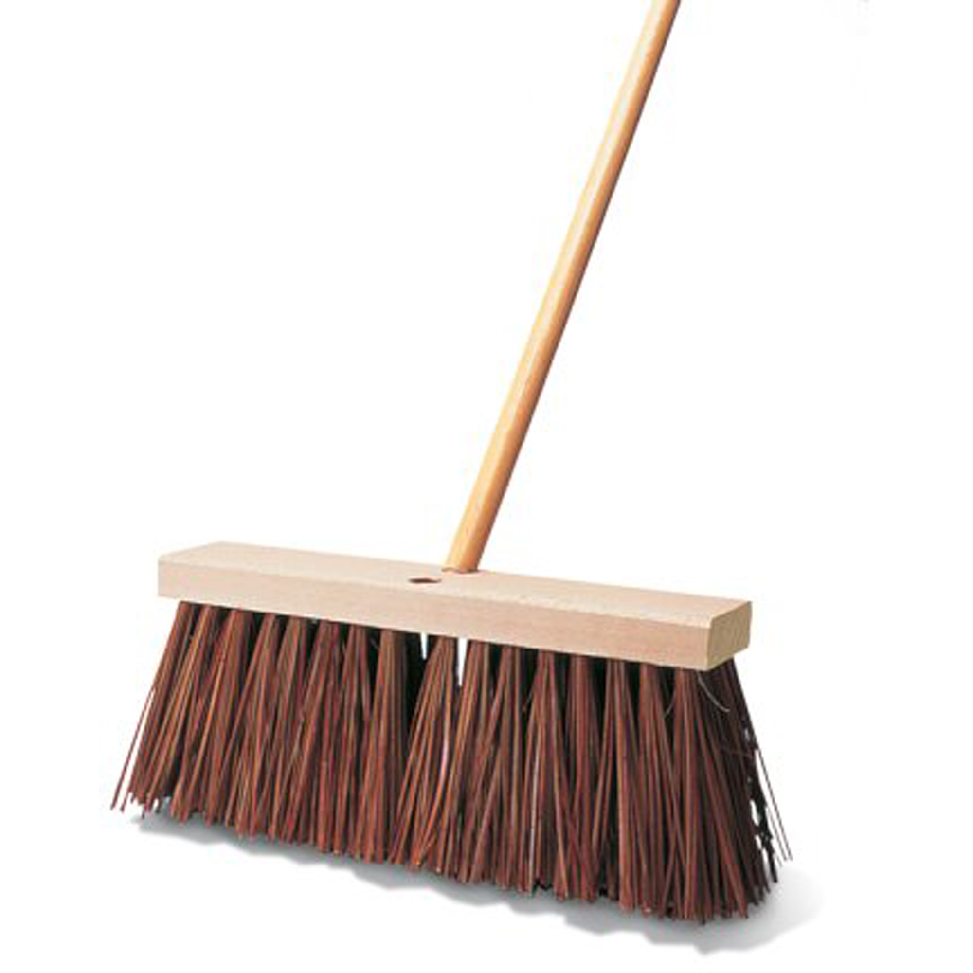 RUBBERMAID Balai de rue, 16", Corsé, Soies Fibres naturelles JE695 ...