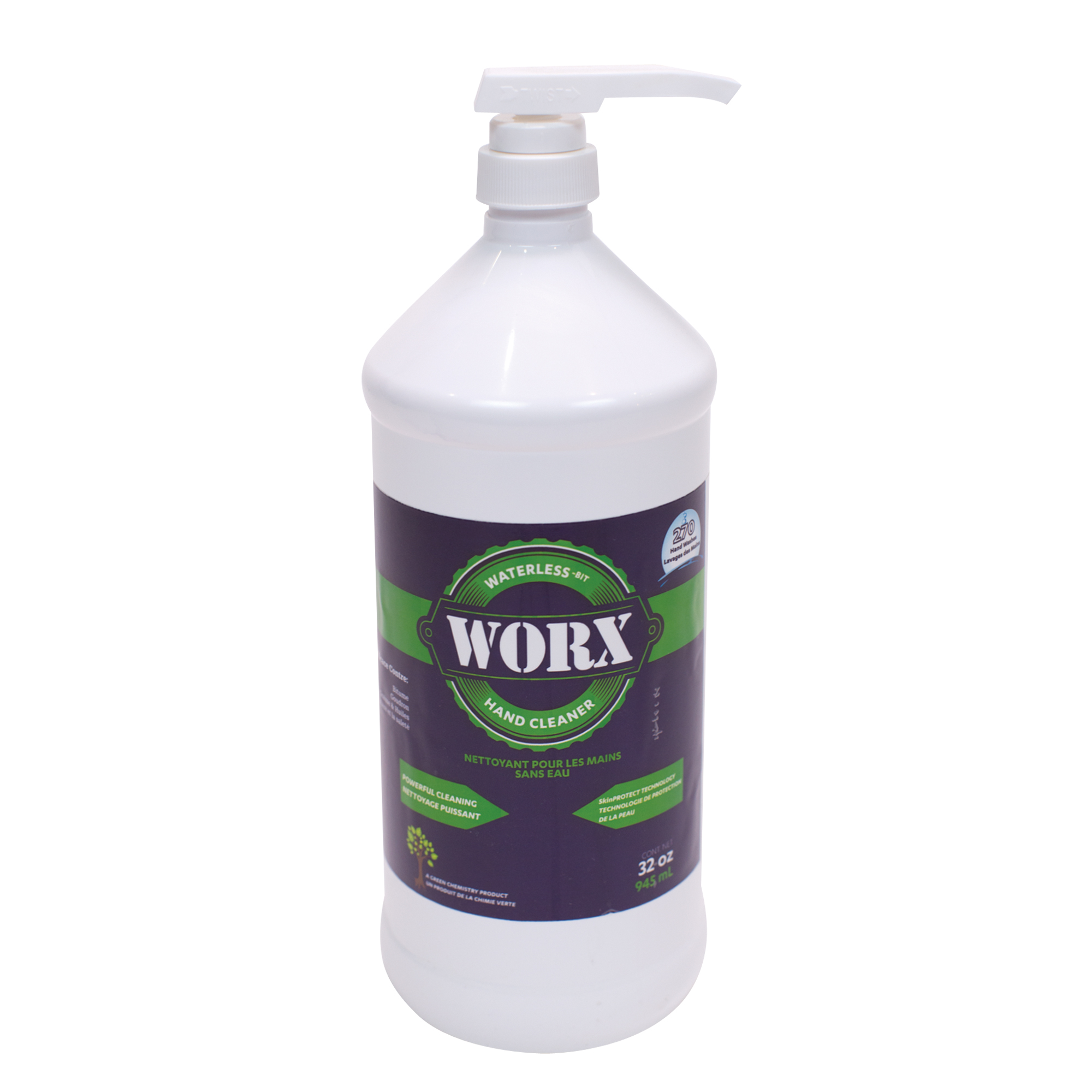 WORX Waterless Hand Cleaner, Liquid, 945 ml, Bottle, Citrus JH539 (26 ...