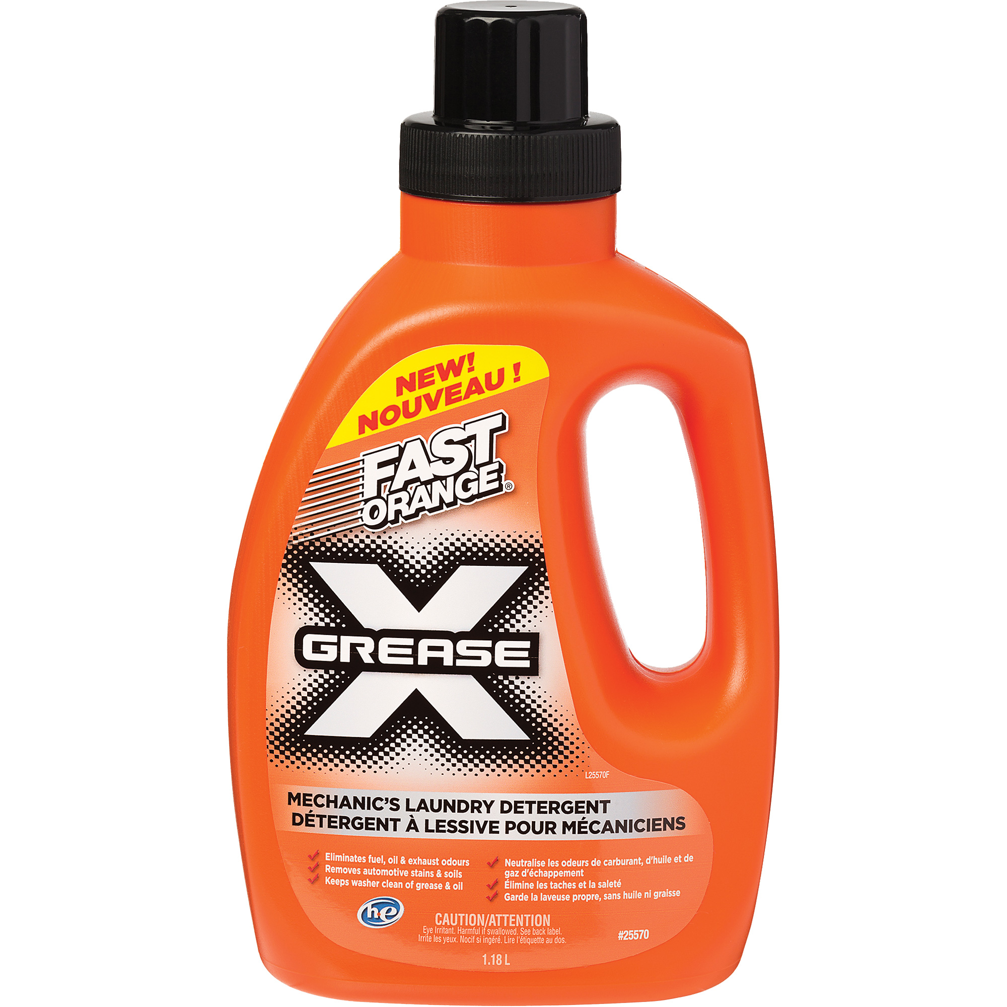 Fast Orange 25570 Fast Orange® Grease X Laundry Detergent, Jug