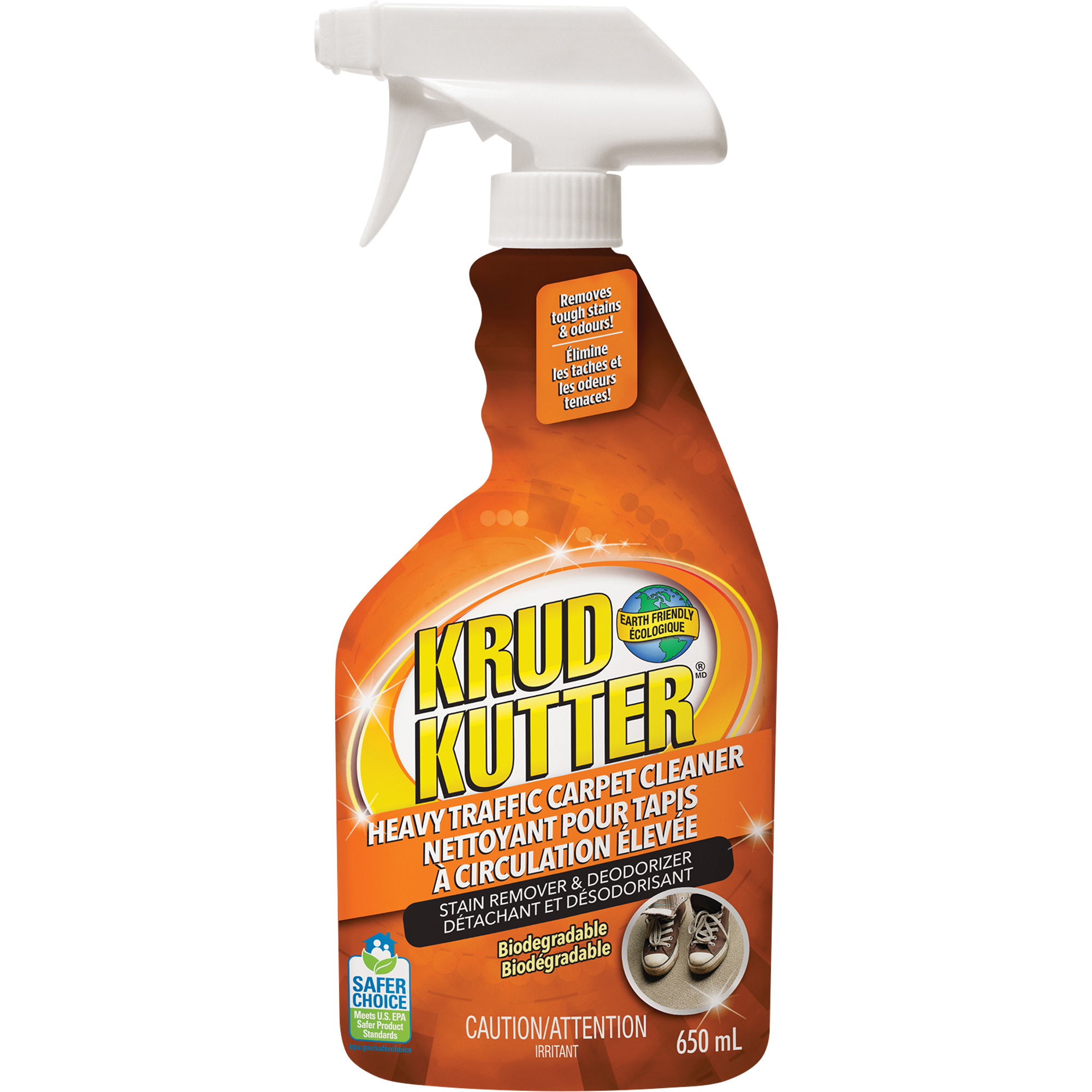 KRUD KUTTER Krud Kutter® Heavy Traffic Carpet Cleaner, 650 ml, Trigger ...