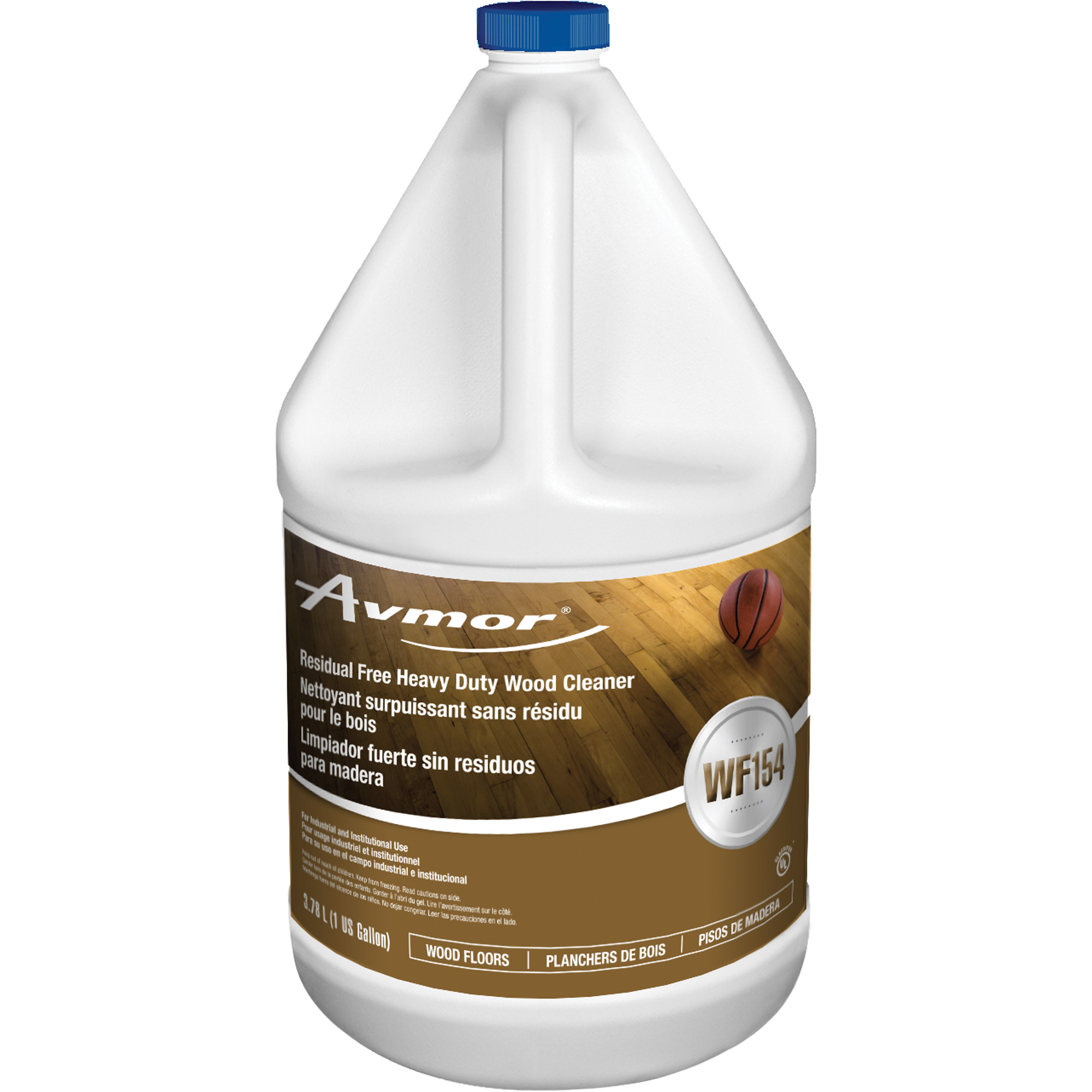 AVMOR WF154 Residual-Free Heavy-Duty Wood Floor Cleaner, 3.78 L, Jug ...