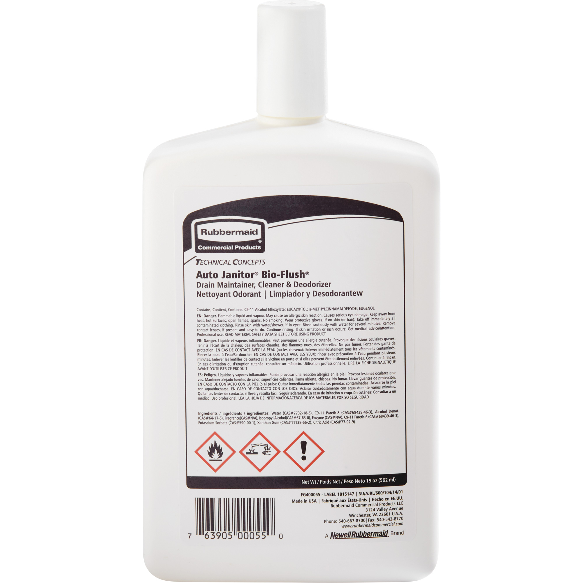 RUBBERMAID Auto Janitor® Toilet & Urinal Cleaner Refill JL496 (FG400055 ...