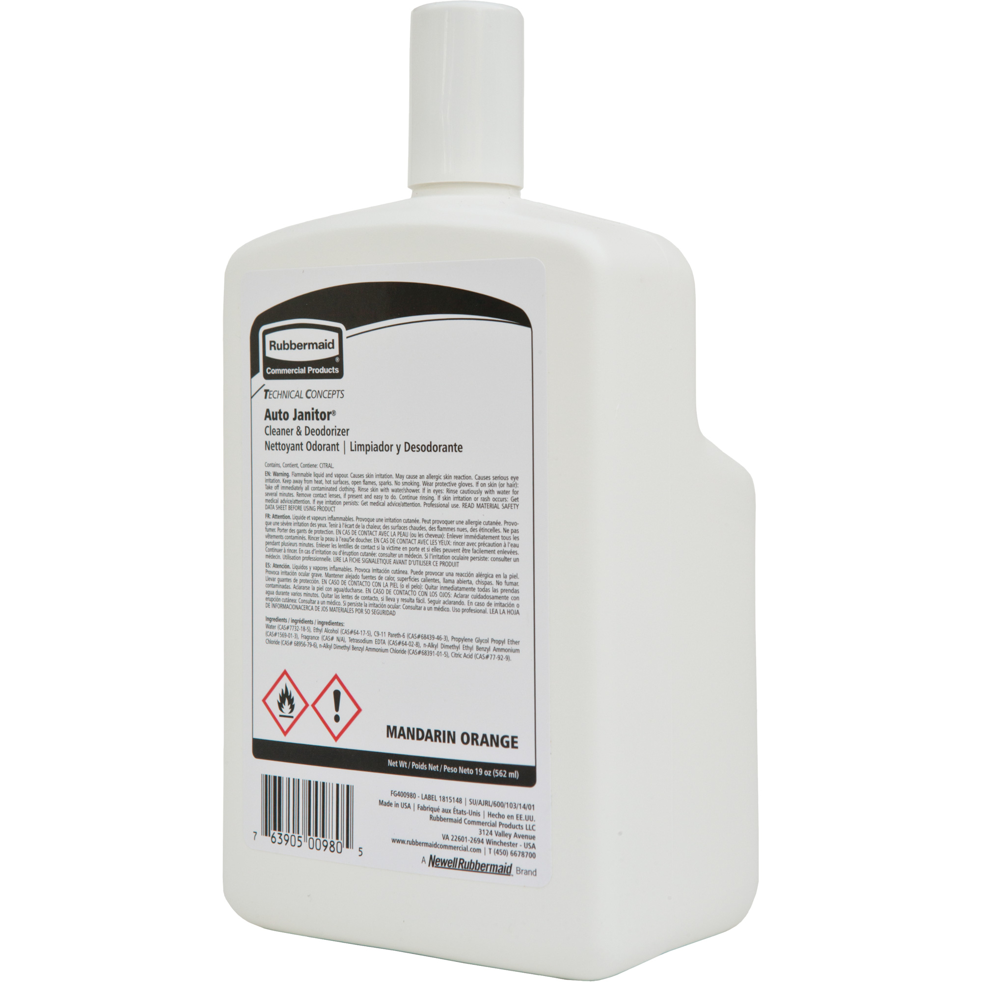 RUBBERMAID Auto Janitor® Toilet & Urinal Cleaner Refill JL498 (FG400980 ...