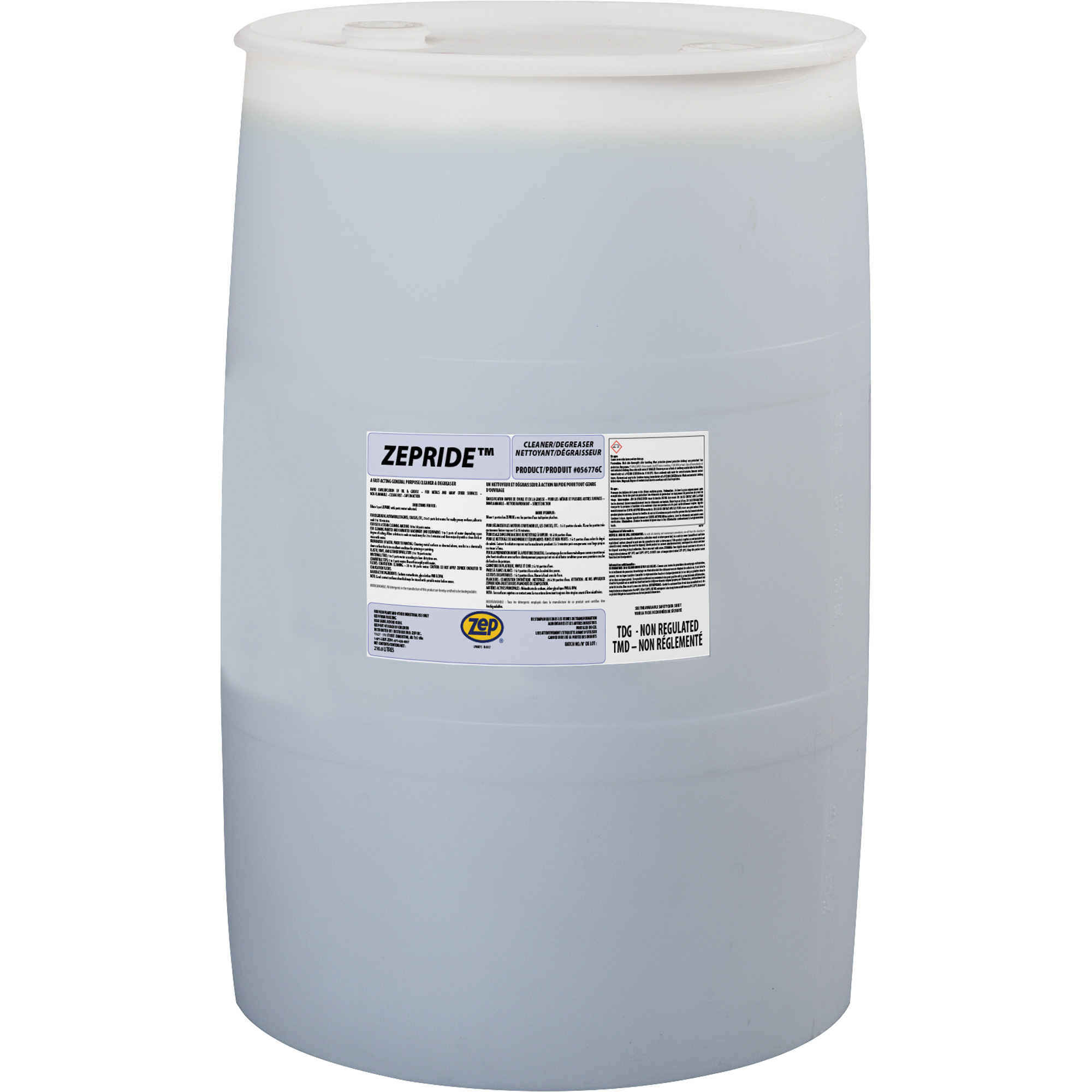 Zep 56776C Zepride General-Purpose Butyl Cleaner & Degreaser, 210 L, Drum