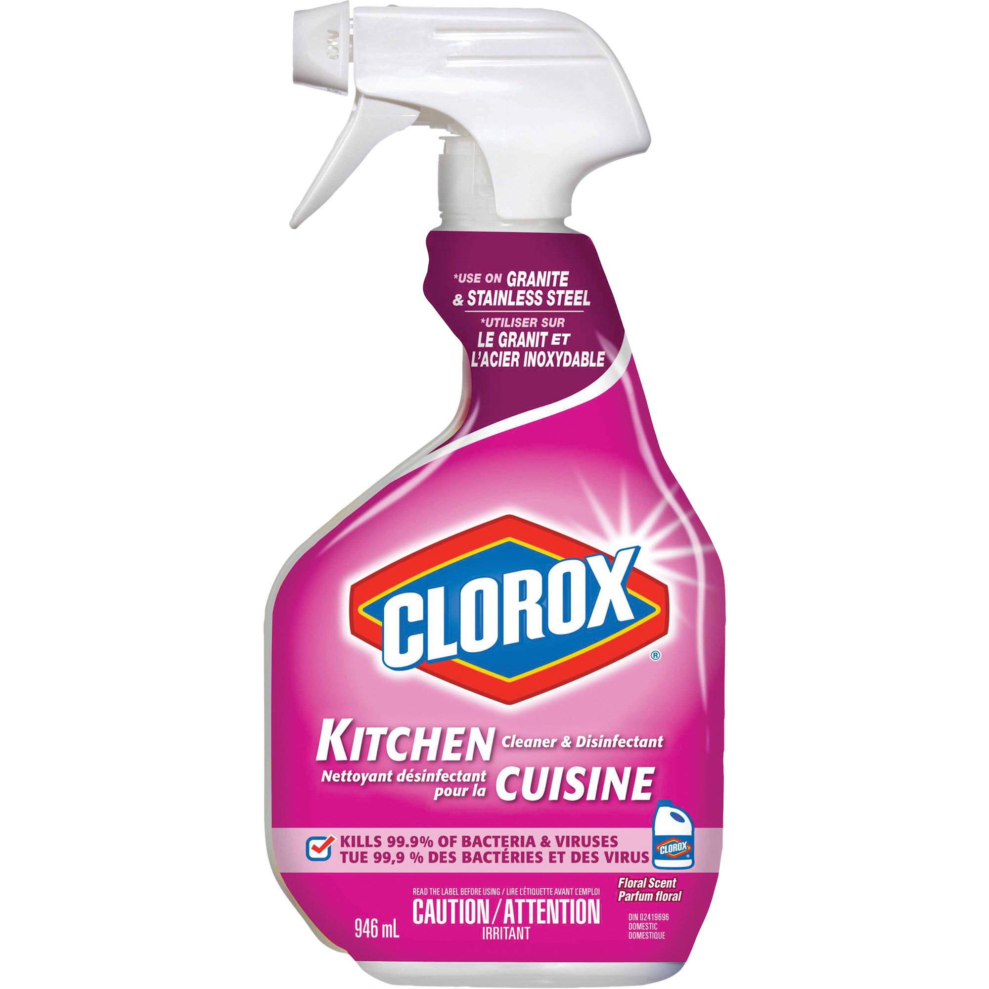 CLOROX Kitchen Cleaner & Disinfectant Spray JO230 ( 01477PAK1) | Shop ...