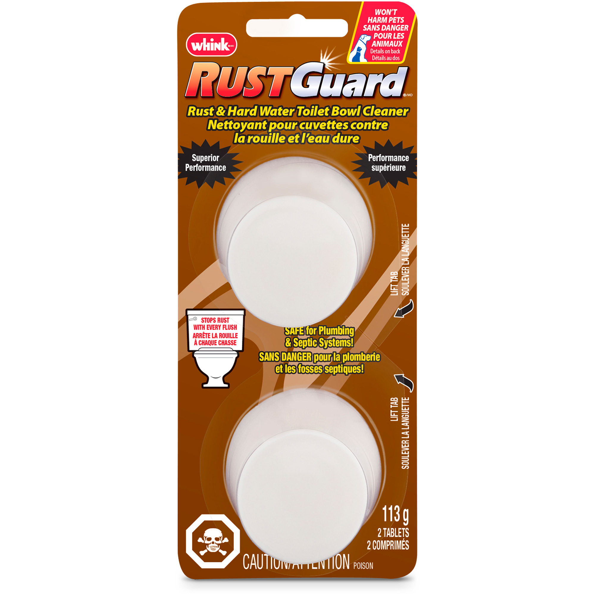 Rust-Oleum 346846 Whink® Rust Stain Remover, 113 g, Tablet