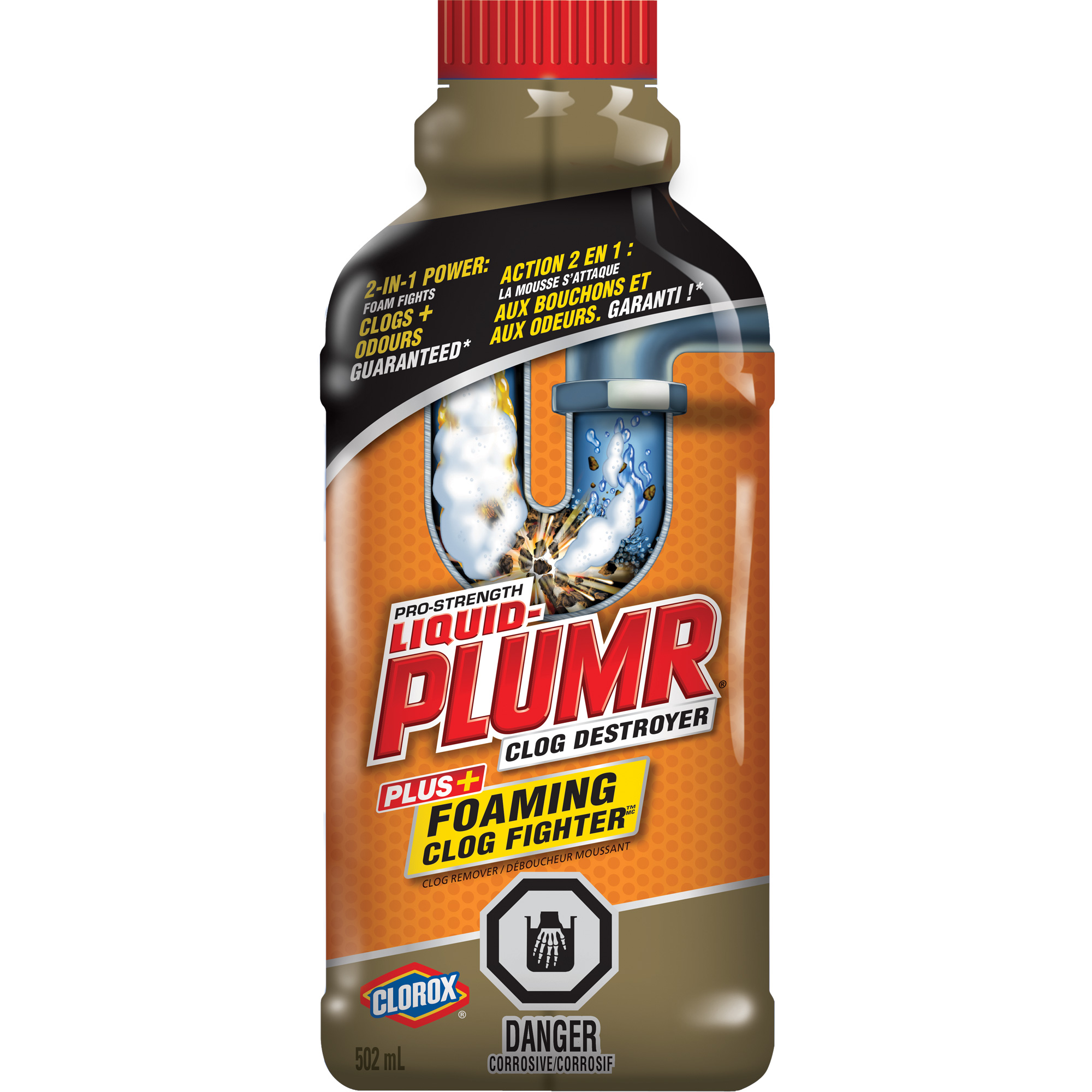 Clorox 55500002085 Liquid-Plumr® Slow Flow Fighter Clog Destroyer