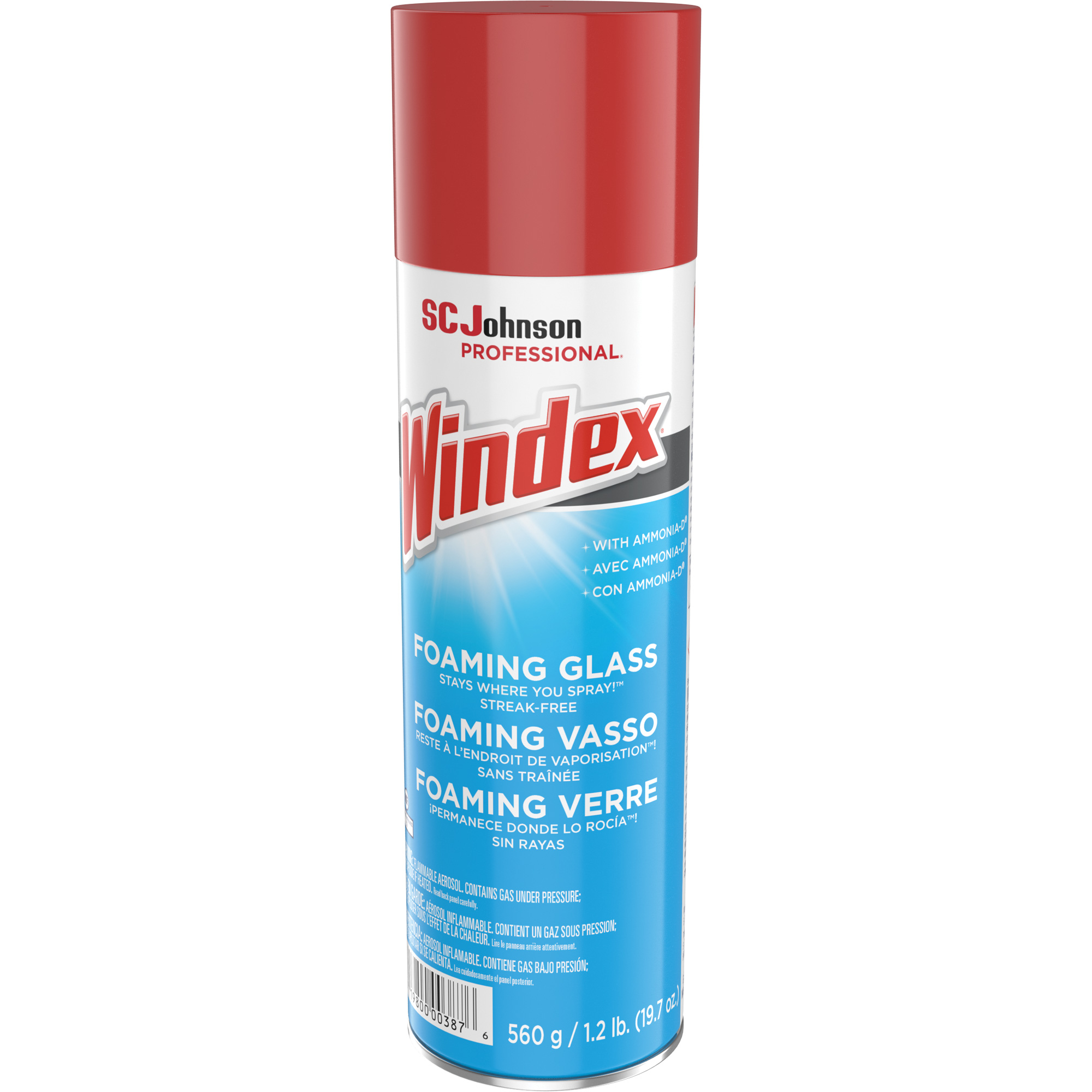 SC JOHNSON Windex® Foaming Glass Cleaner, Aerosol Can JP266 ...