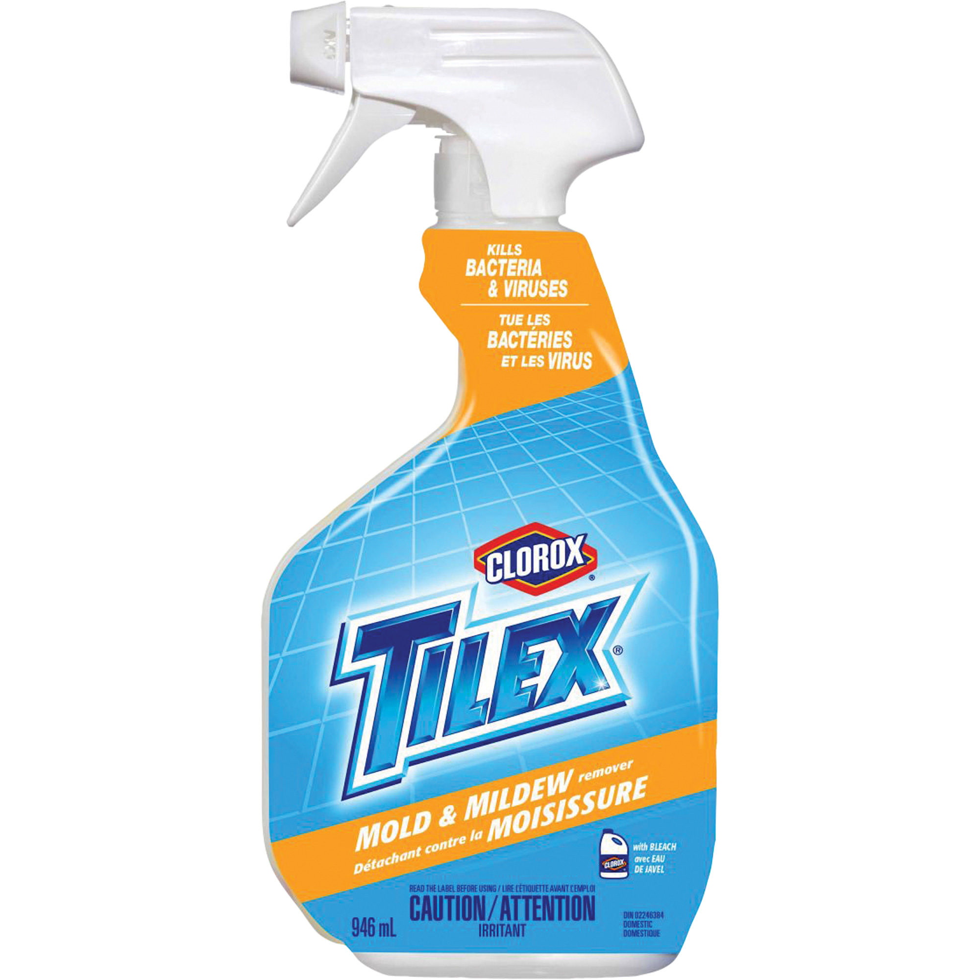 Clorox 12438 Plus Tilex® Mold & Mildew Remover Spray with Bleach, 946 ...