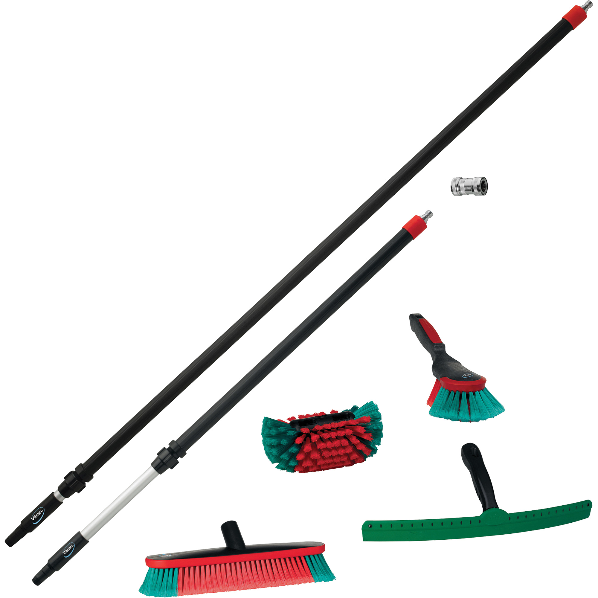 Vikan 33302 Transport Line Tractor-Trailer Exterior Wash Set