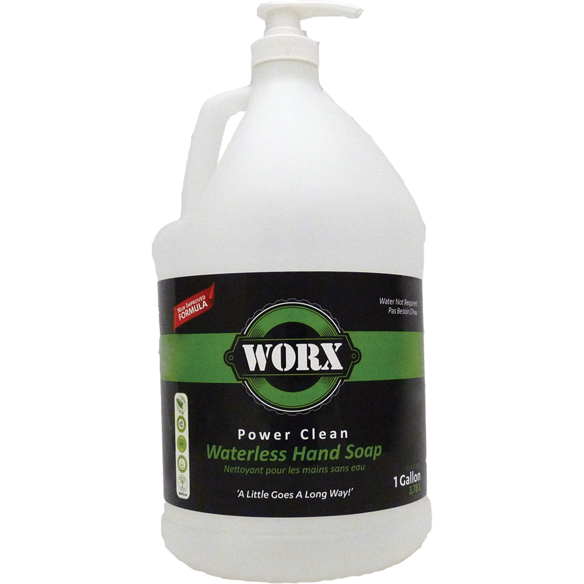 WORX Power Clean Waterless Hand Soap, Liquid, 3.78 L, Unscented JP607 ...