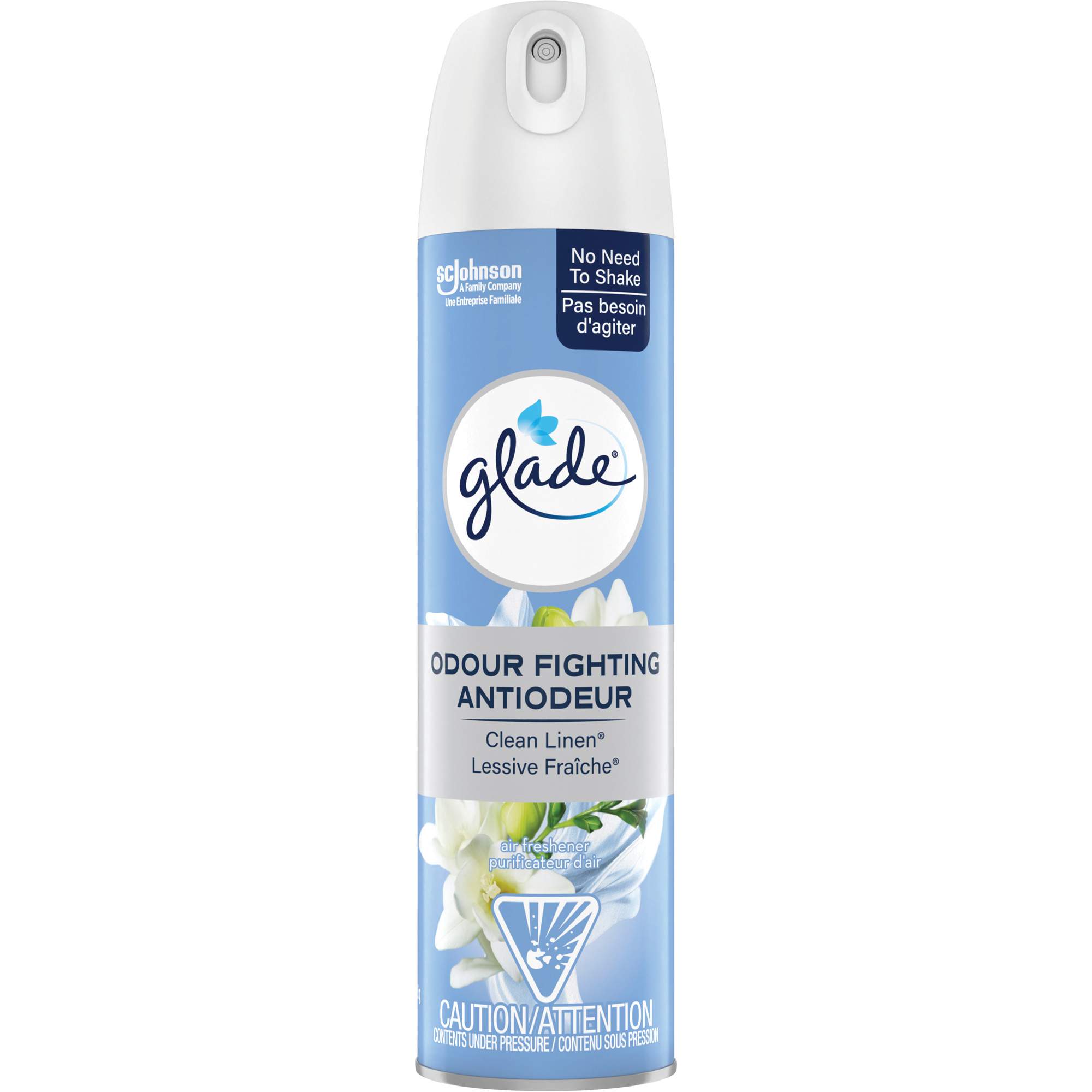 Sc Johnson 10062300009128 Air Freshener, Clean Linen®, Aerosol Can