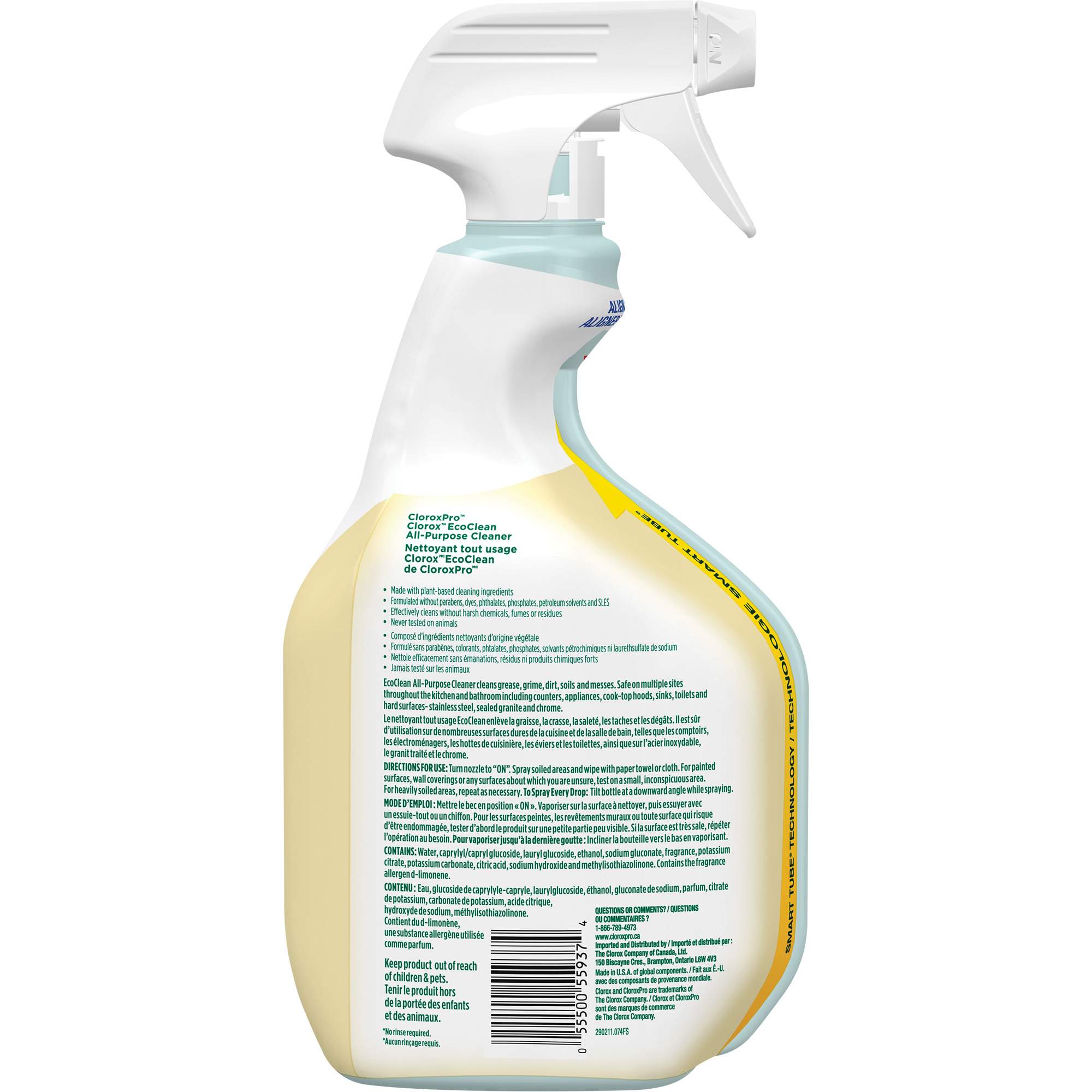 Clorox 55937 CloroxPro Clorox EcoClean All-Purpose Cleaner, 946 ml ...