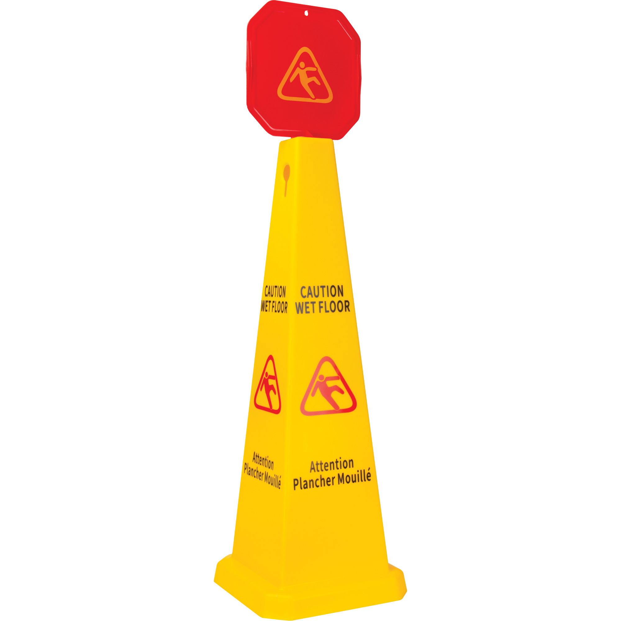 JQ489 Wet Floor Safety Cone Topper, Pictogram
