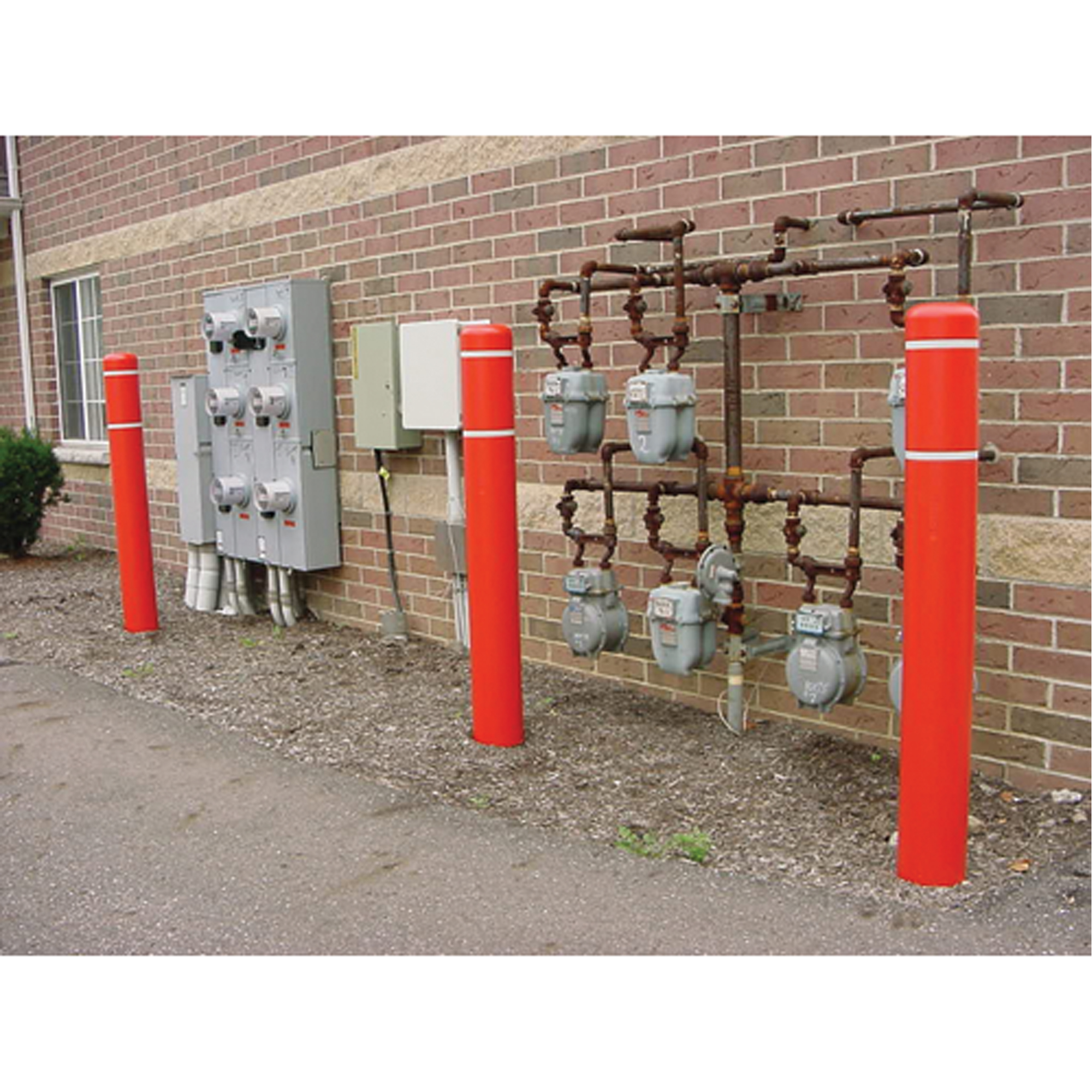 INNOPLAST Polyethylene Bollard Covers KH838 (BC464RW) | Shop Bollard ...