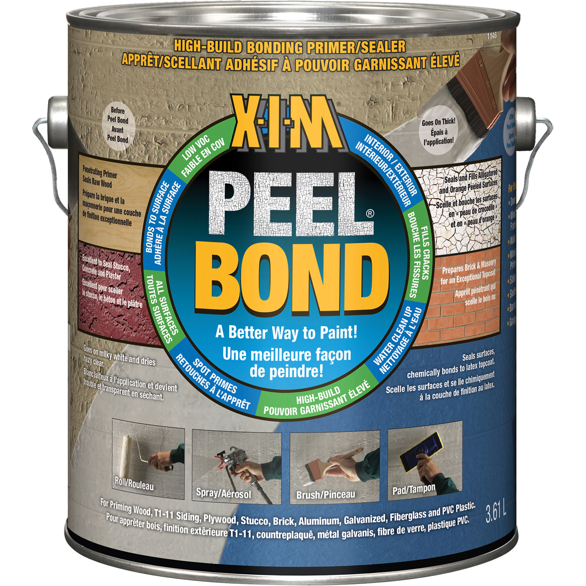 Rust-Oleum 1146C1 X-I-M® Advanced Technology UMA® Primer/Sealer, 3.61 L ...