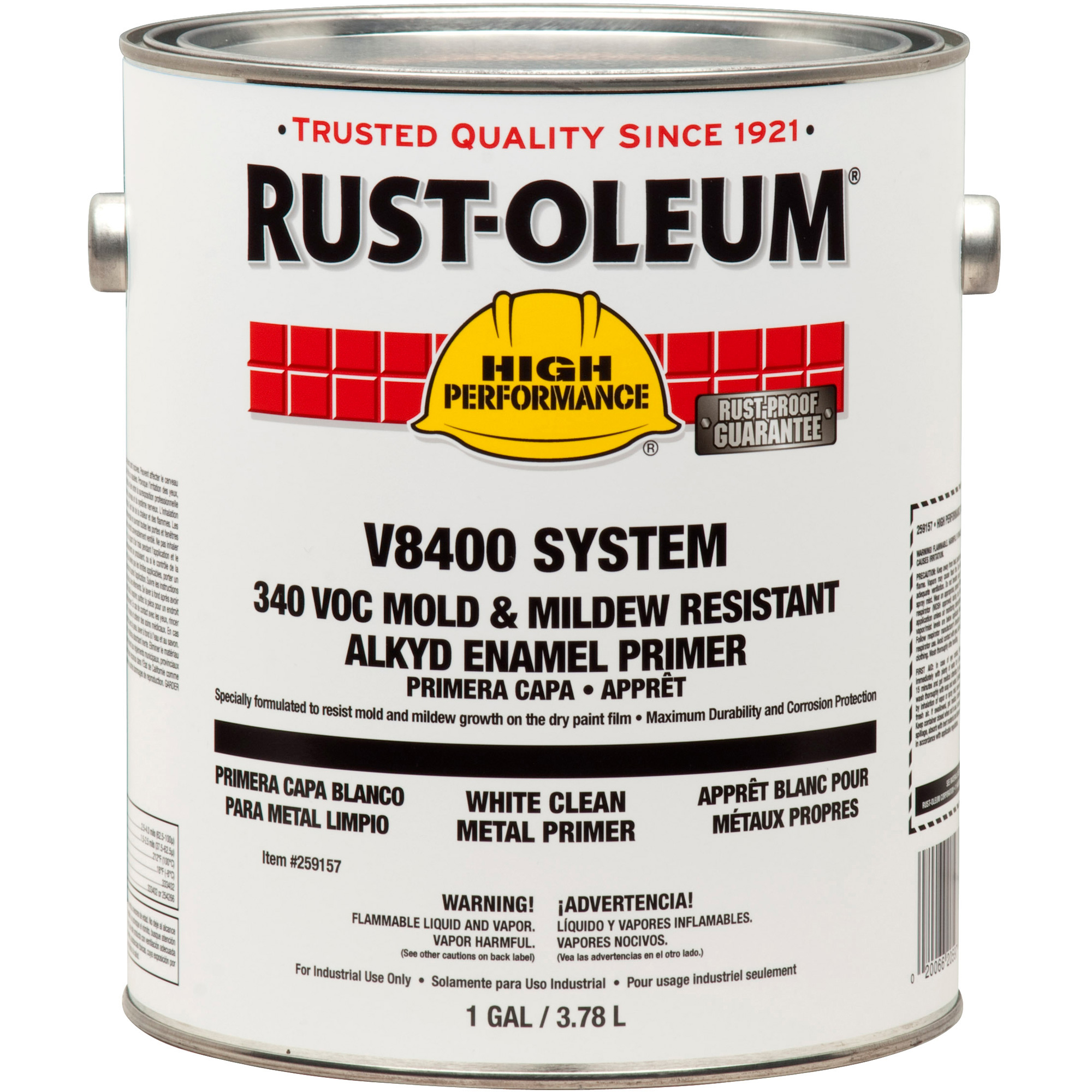 Rust-Oleum 259157 V8400 System Food & Beverage Alkyd Enamel Primer ...