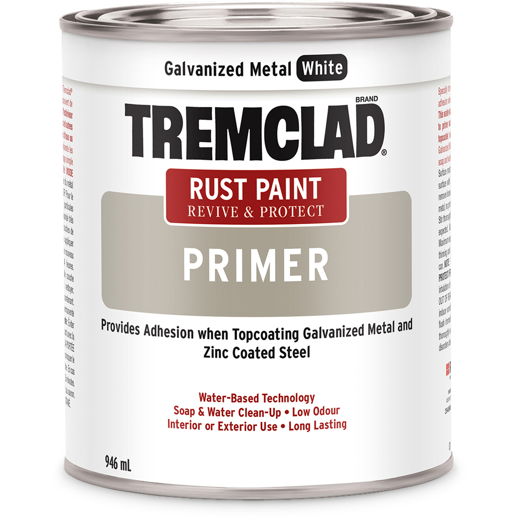 Rust-Oleum 254896 Tremclad® Rust Primer, Galvanized White, Very Flat ...