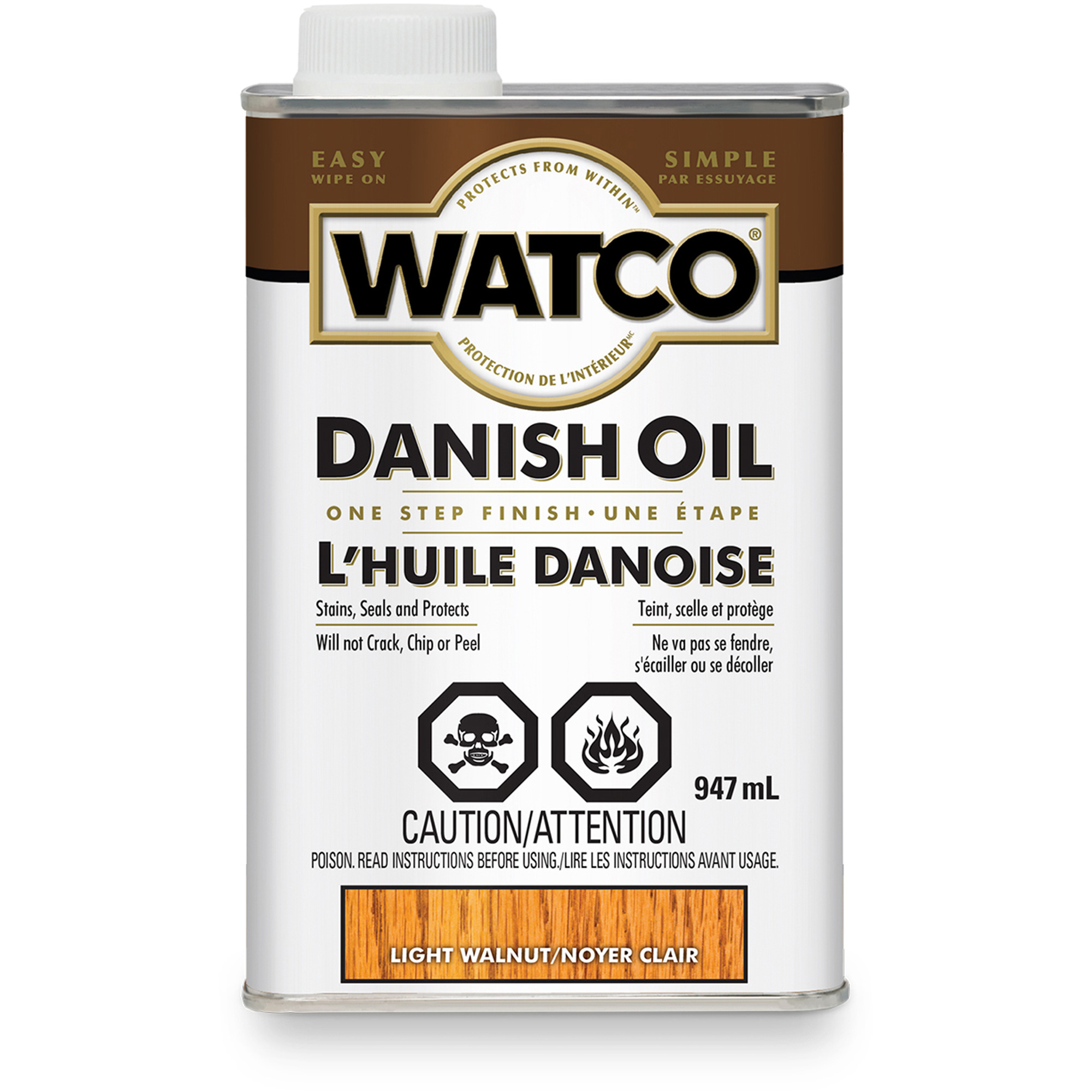 RUST-OLEUM Watco® Danish Oil KR075 (Y65541H) | Shop Wood Finish | TENAQUIP