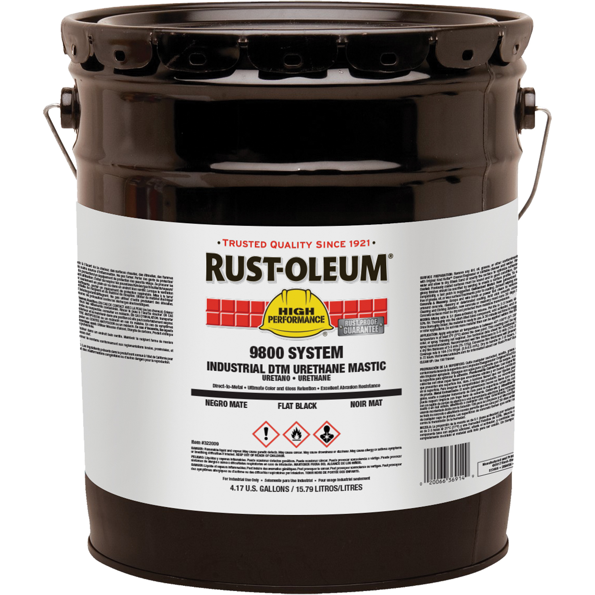 Rust-Oleum 322009 9800 System DTM Urethane Mastic