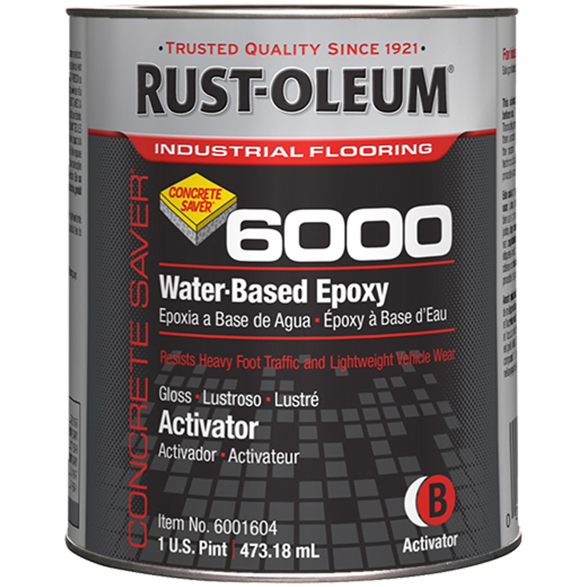 Rust-Oleum 6001604 Concrete Saver 6000 System Activator, 0.125 gal ...