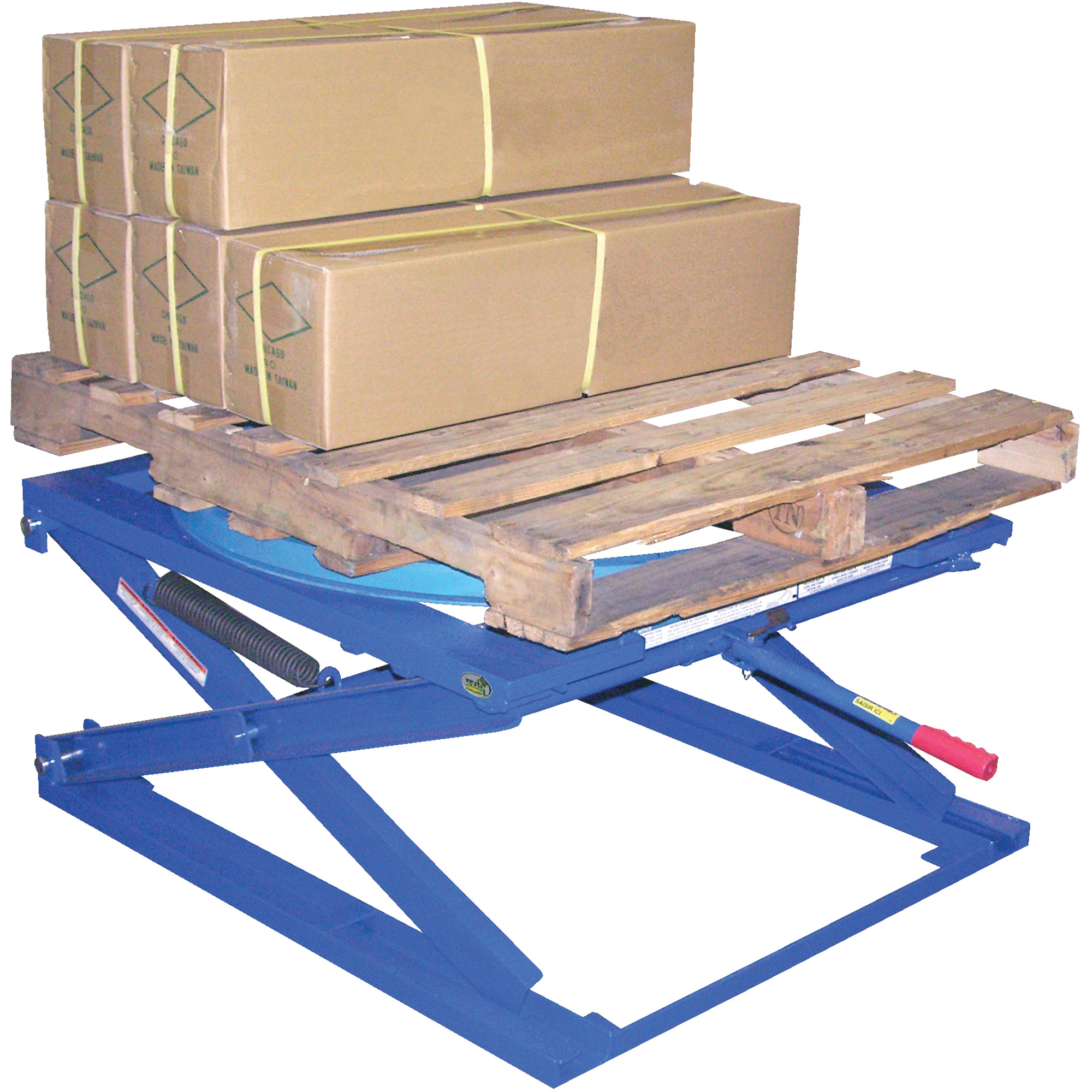 Vestil PS-4045/CA Adjustable Pallet Stand, 42-1/4" L x 40" W, 4000 lbs ...