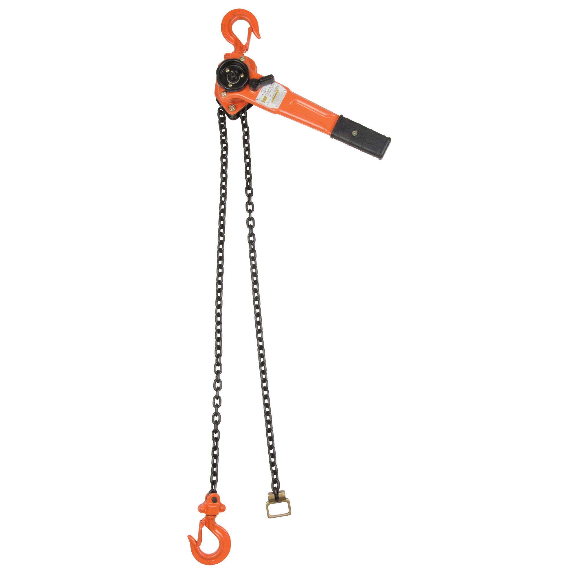 VANGUARD STEEL Lever Chain Hoist, 10' Lift, 1000 lbs. (0.5 tons ...