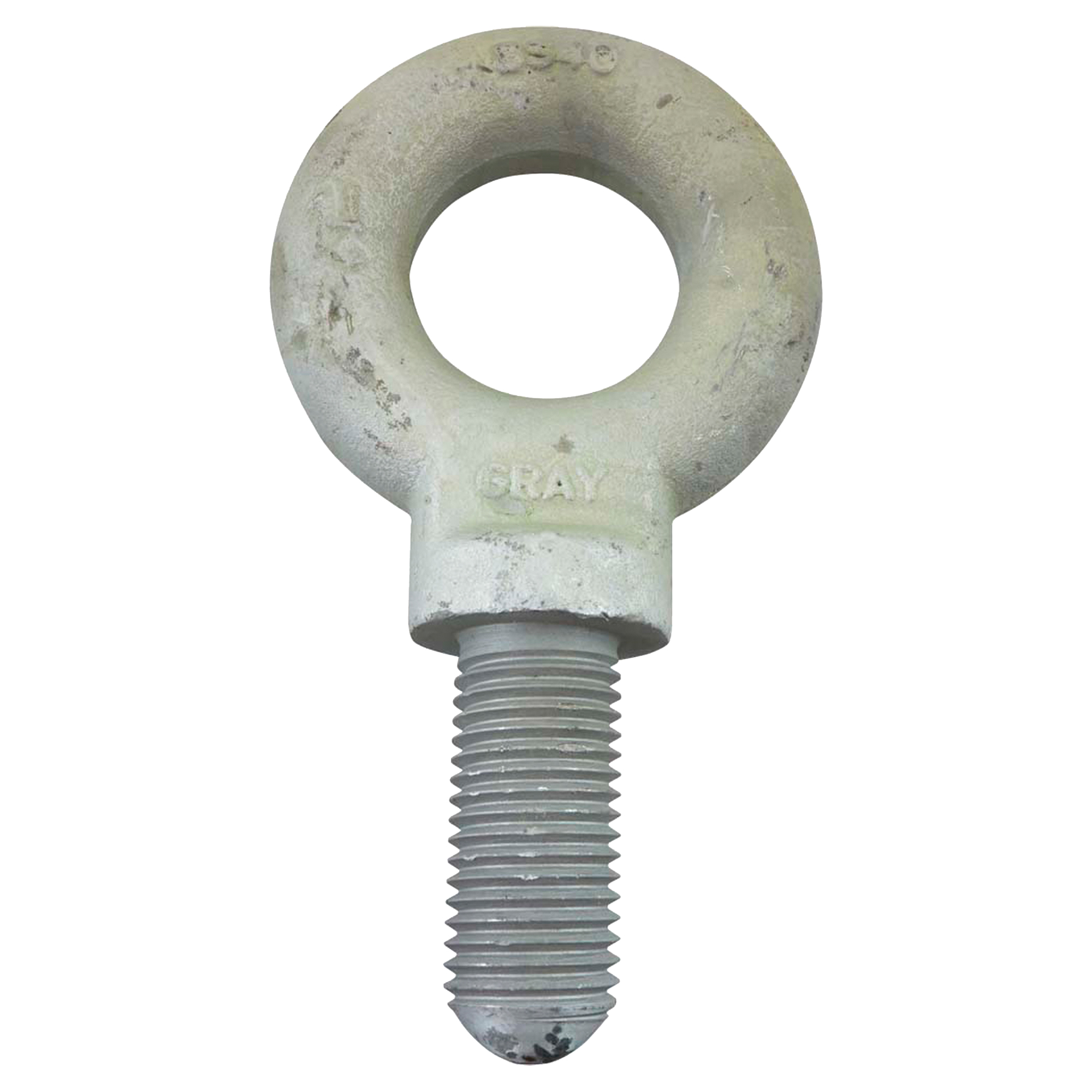 Gray Tools 88740 Eye Bolt, 4-7/16" Dia., 3" L, Galvanized, 21000 lbs ...
