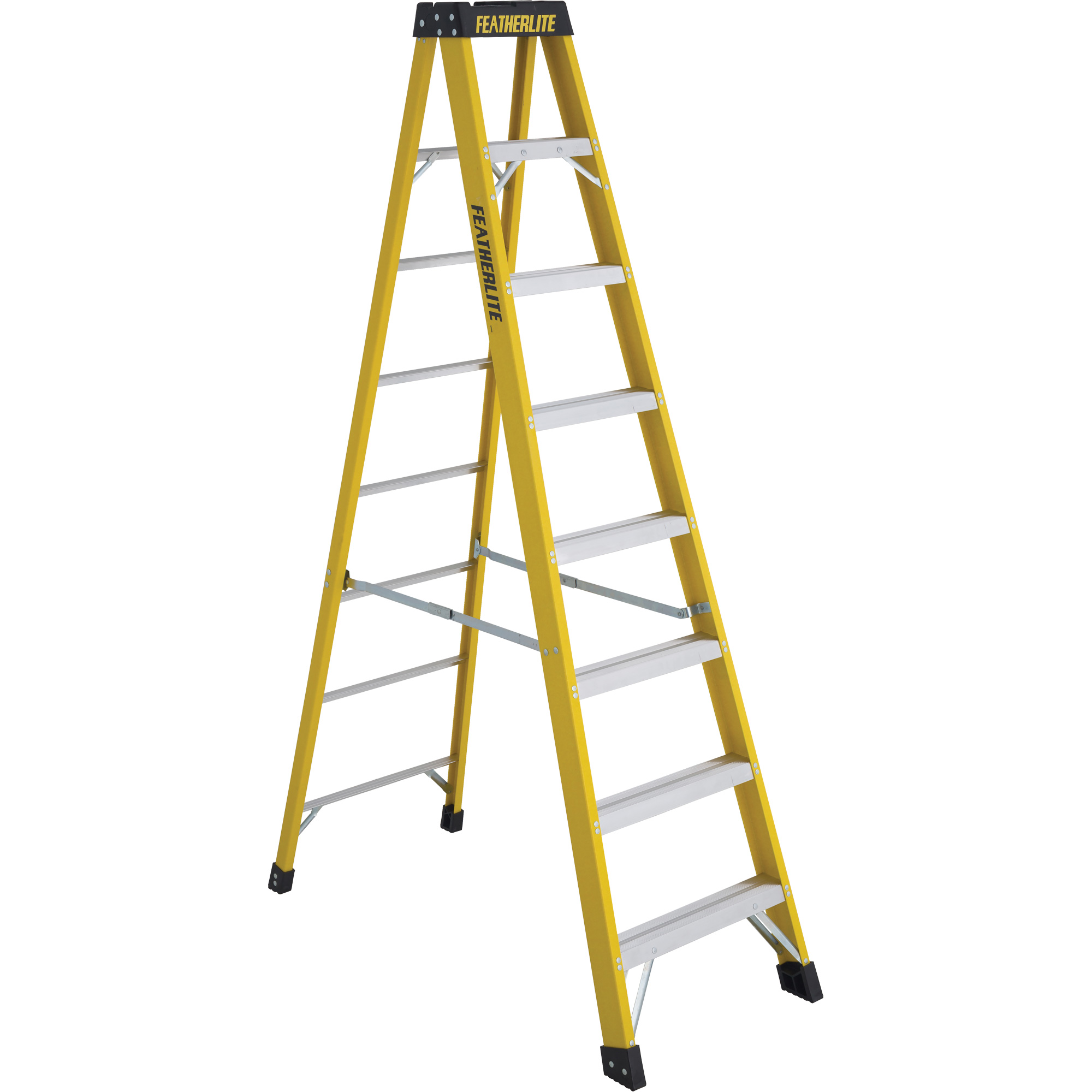 FEATHERLITE Industrial Heavy-Duty Fibreglass Stepladders (6900 Series ...