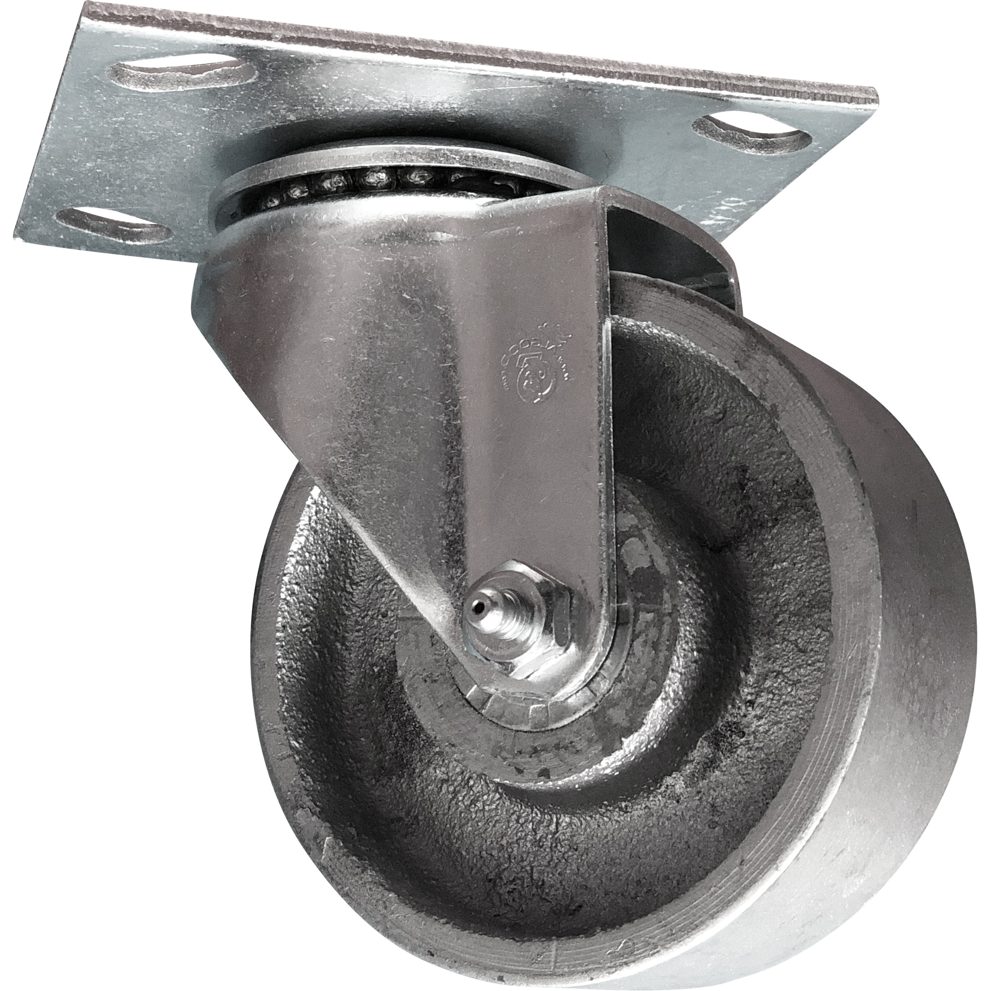 Algood S5443-A38F-SS-RB Heavy-Duty Caster, Swivel, 4" (101.6 mm), Steel ...