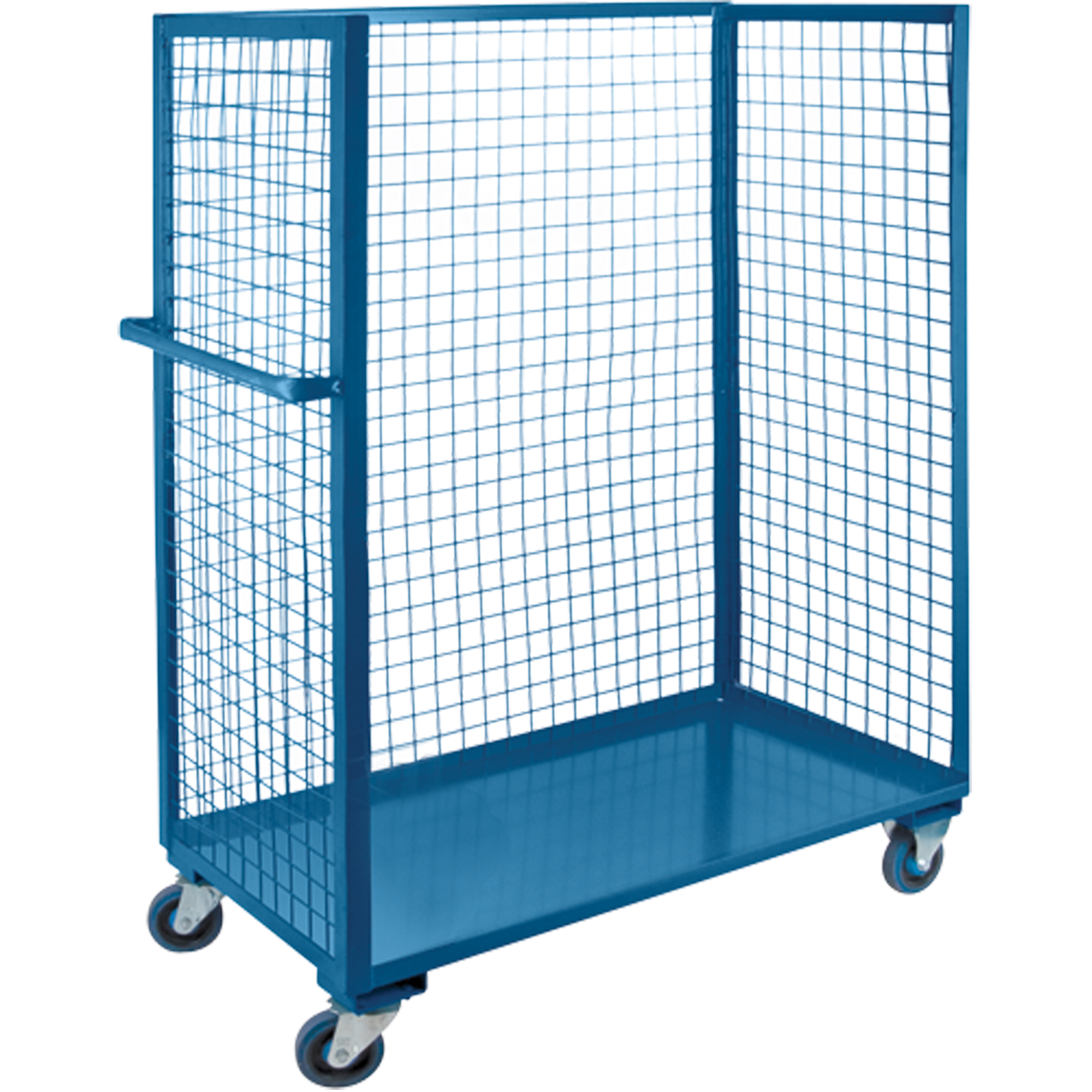 KLETON ML222 Wire Mesh Utility Cart, Steel, 24" x 63" x 63", 1200 lbs ...