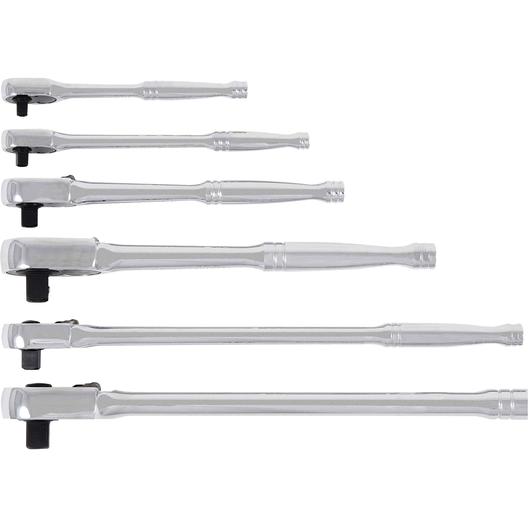 JET EQUIPMENT Long Handle Oval Head Ratchet Wrench, 1/2" Drive, Plain ...