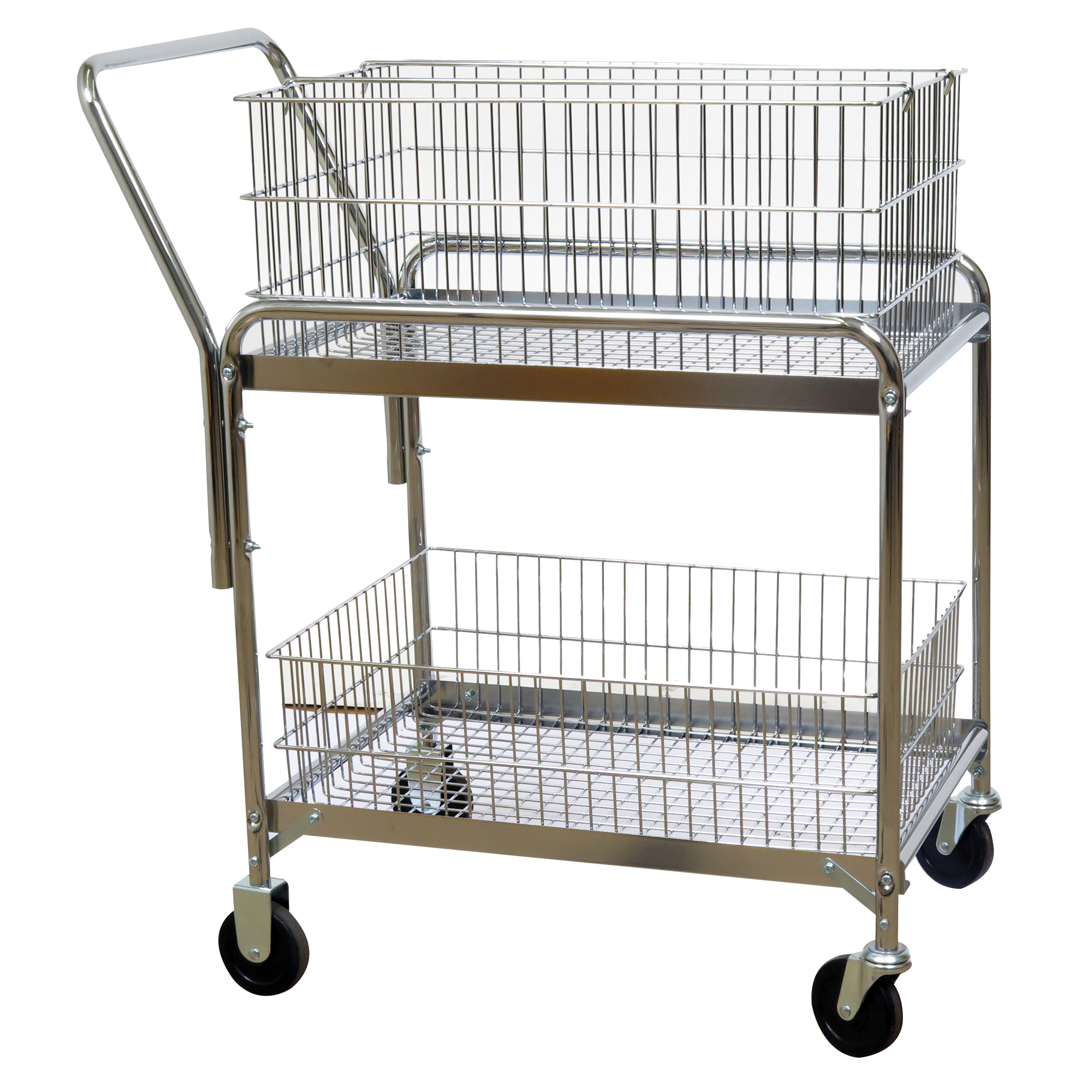 WESCO Wire Mesh Office Mail Cart MO208 (272228) | Shop Mail Cart | TENAQUIP