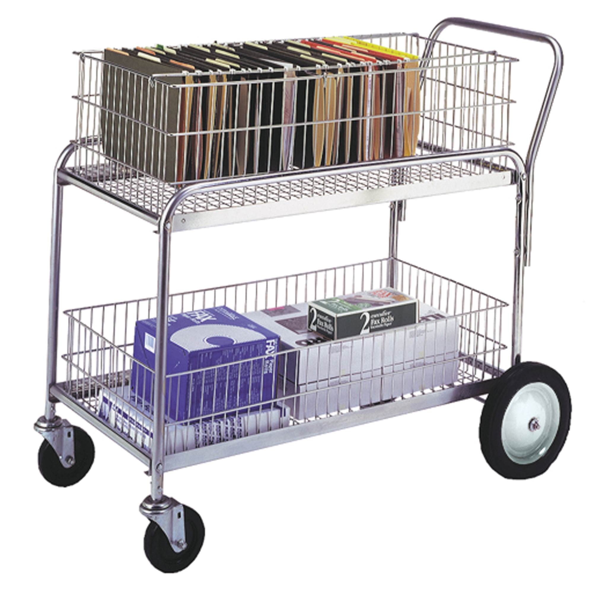 WESCO Wire Mesh Office Mail Cart MO210 (272231) | Shop Mail Cart | TENAQUIP