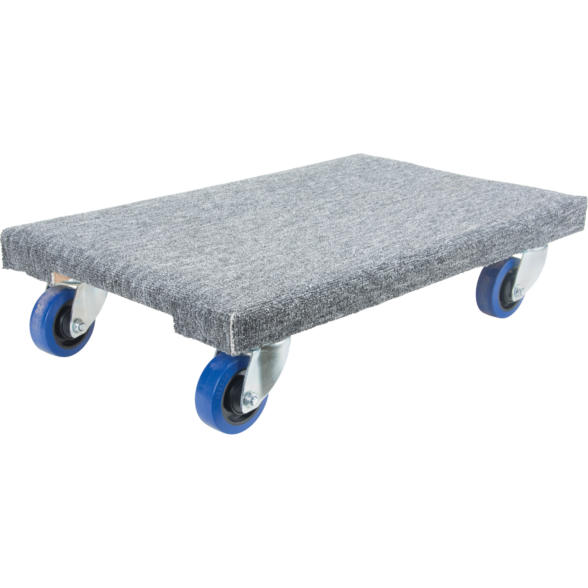 Kleton MP094 Heavy-Duty Solid Wood Dollies, Rubber Wheels, 1400 lbs ...