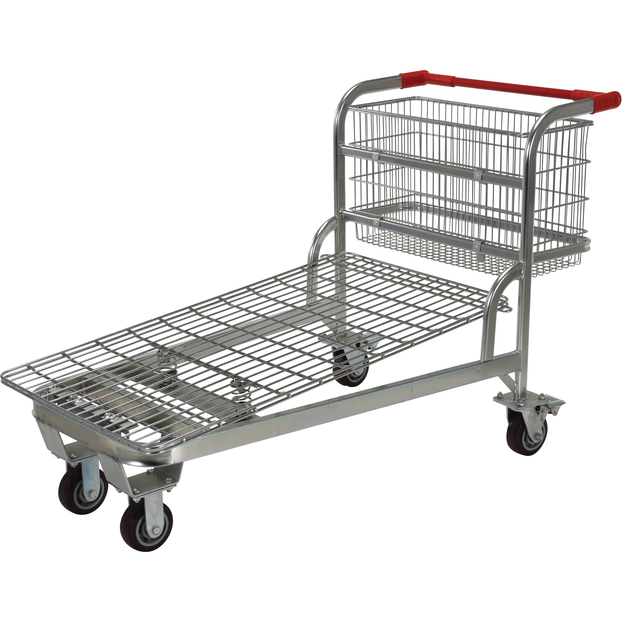 VESTIL MP135 (WIRE-L) | Shop Wire Mesh Cart | TENAQUIP