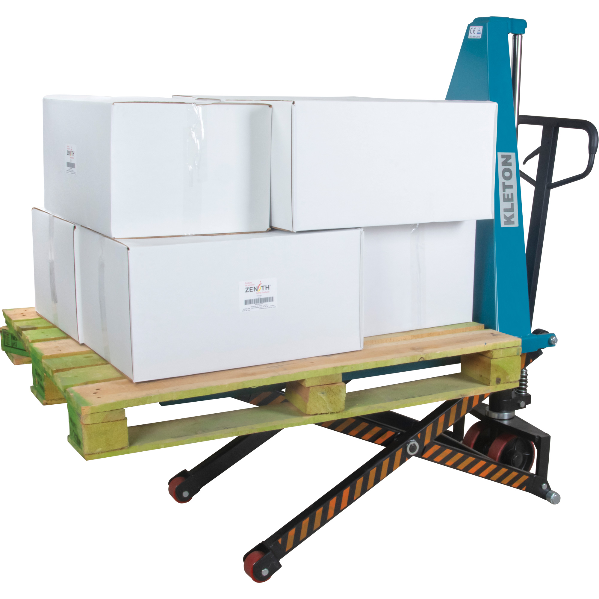 KLETON Manual Scissor Skid Lift, 45-1/4" L x 20-1/4" W, Steel, 3300 lbs ...