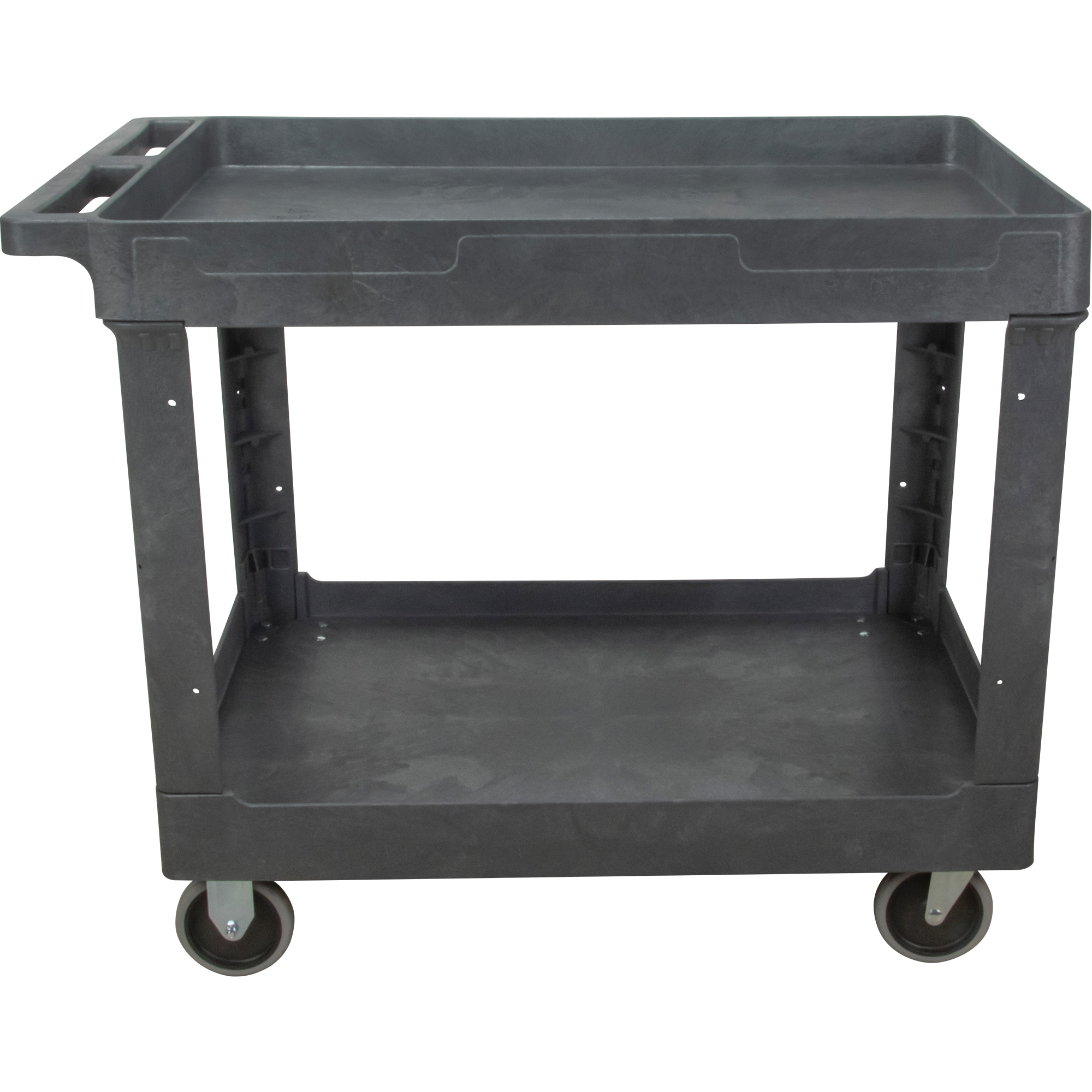 KLETON MP641 Utility Service Cart, 2 Tiers, 24-5/8" x 32-1/2" x 40 ...