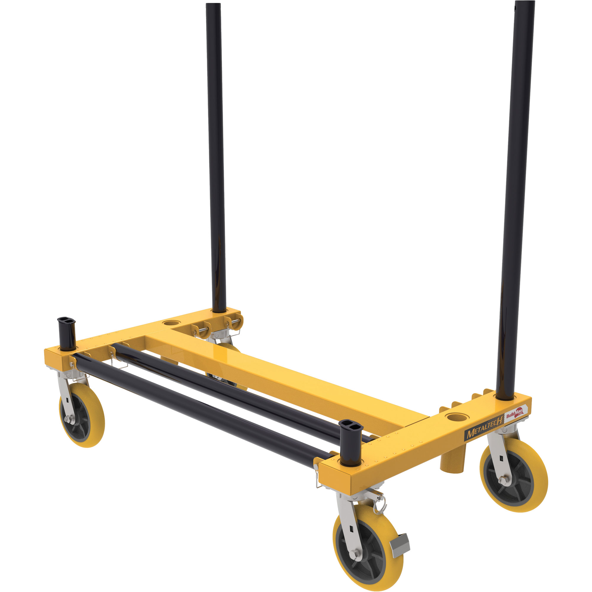 Metaltech I-BMDHER31YGR Buildman H-Cart Multi-Use Drywall Cart