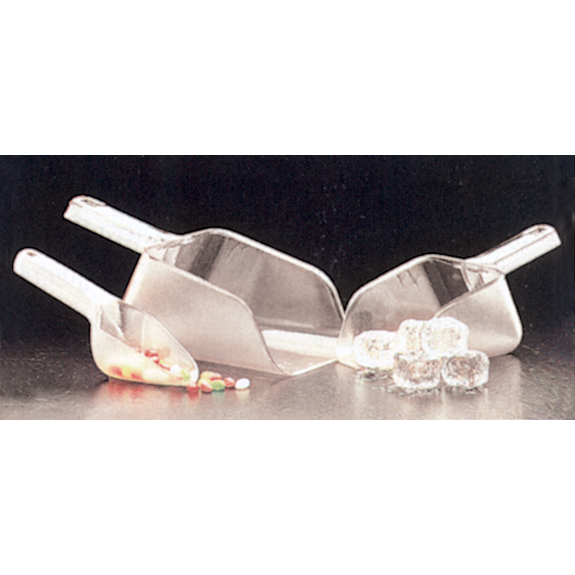 Rubbermaid FG288200CLR Clear Scoop, Plastic, Transparent, 6 oz.