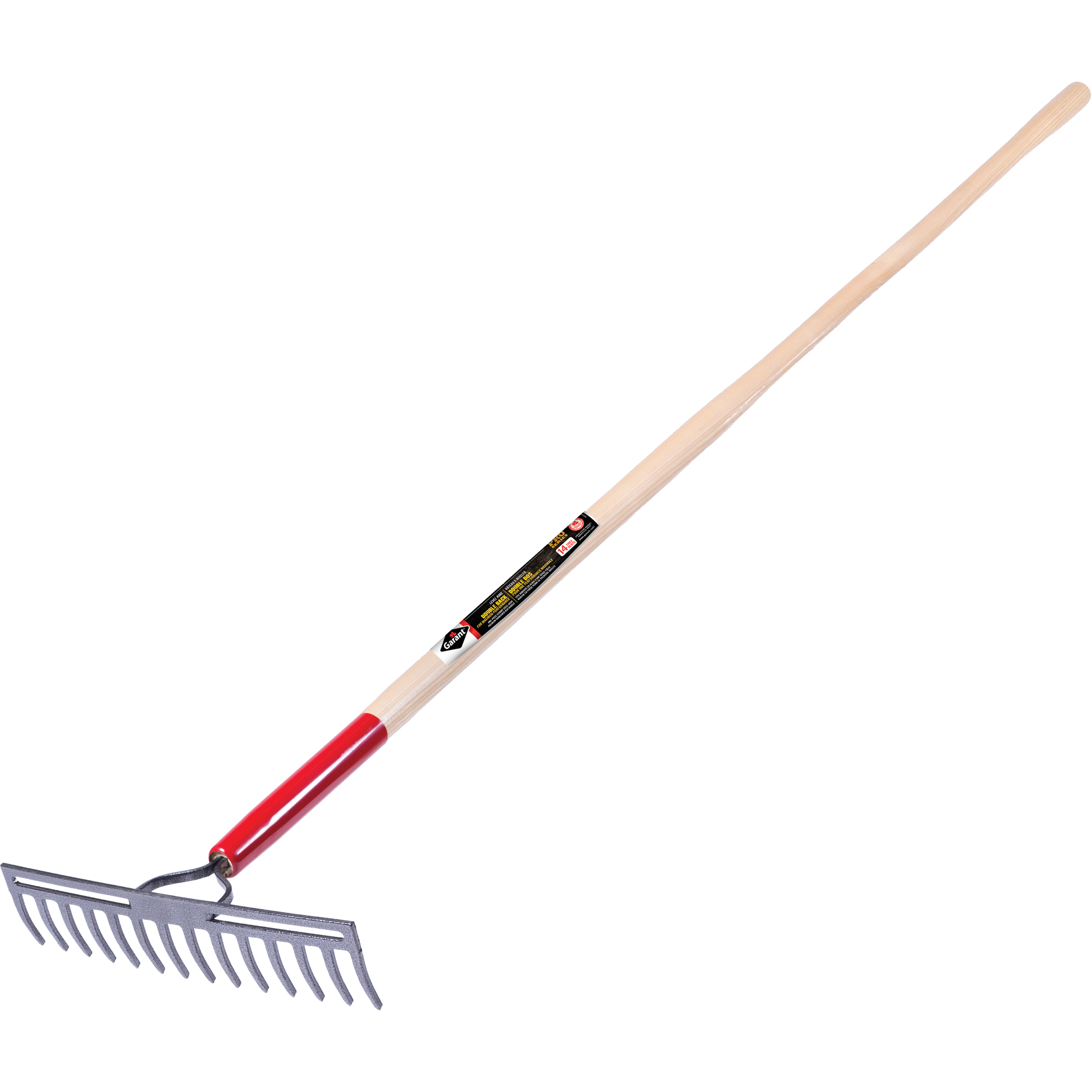Garant GCR14 Pro Double Back Level Rake, Ashwood Handle, 13-3/4" W ...