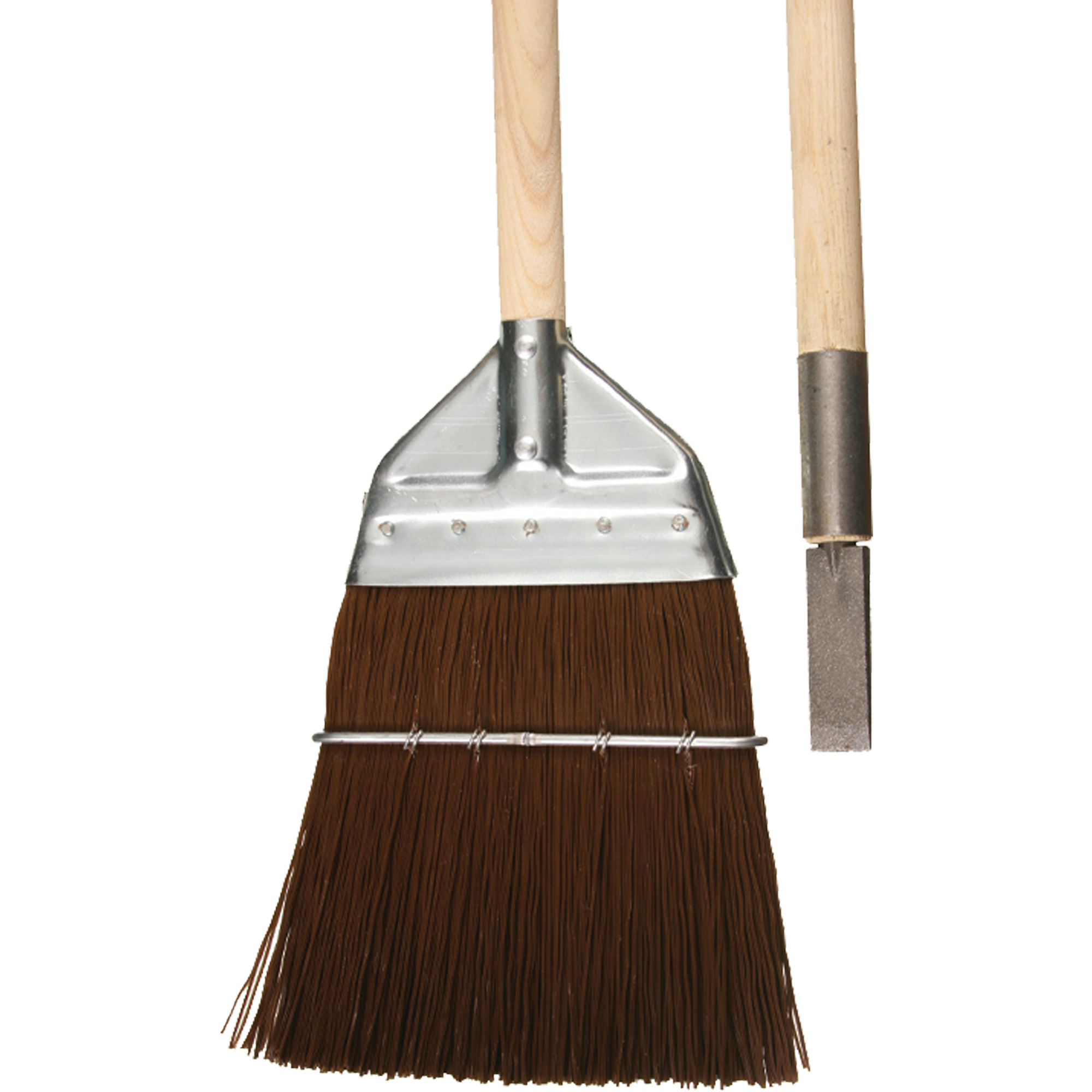 FELTON BRUSHES Railway & Track Broom, Wood Handle, Polypropylene ...