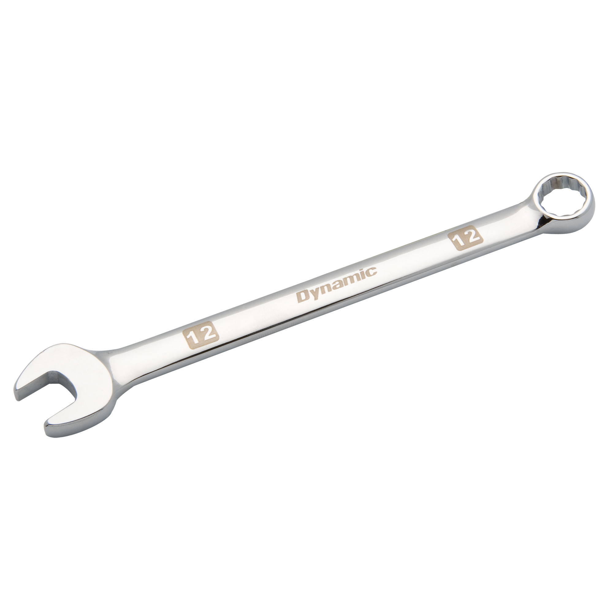 Dynamic Tools D074112 Combination Wrench, 12 Point, 12mm, Chrome Finish
