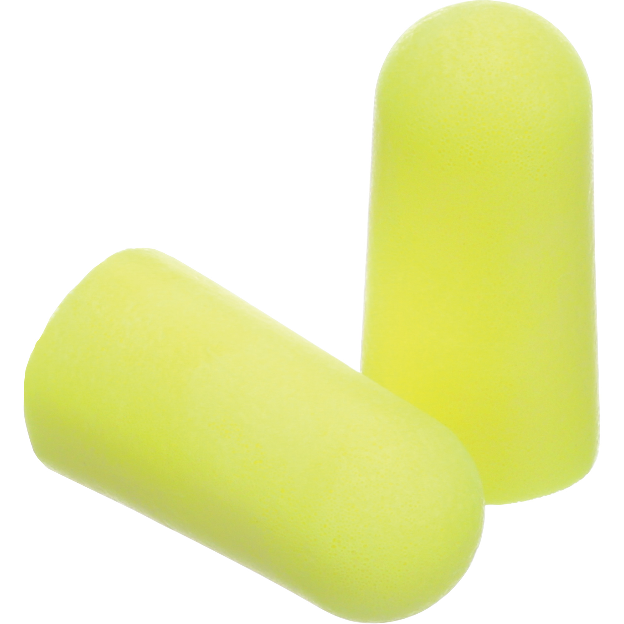 3M E-A-Rsoft Yellow Neon Earplugs, Pair - Pillow Pack NJU320 (310-1250 ...