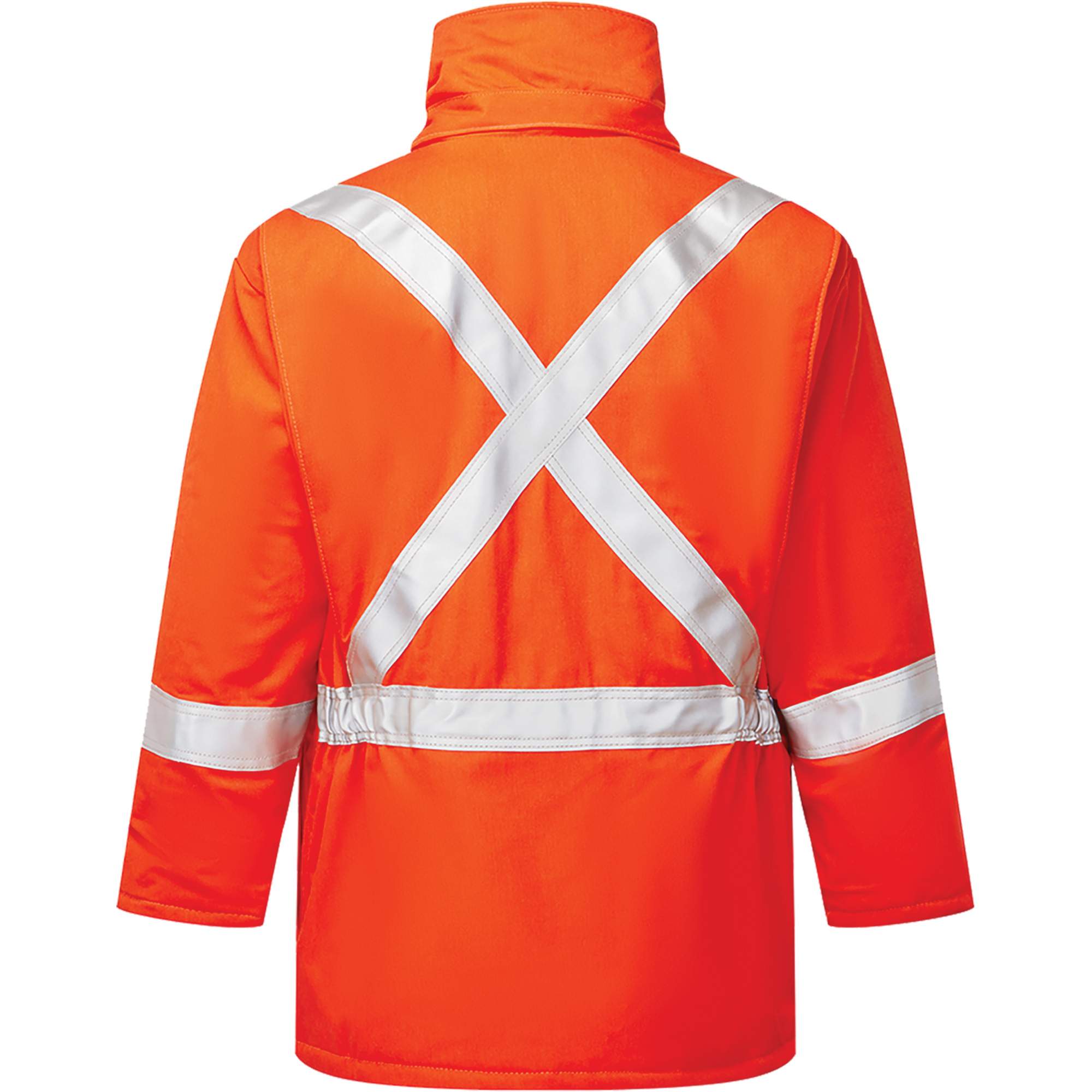 IFR Workwear USO515-LT UltraSoft® 9 oz. High-Visibility Insulated Parka ...