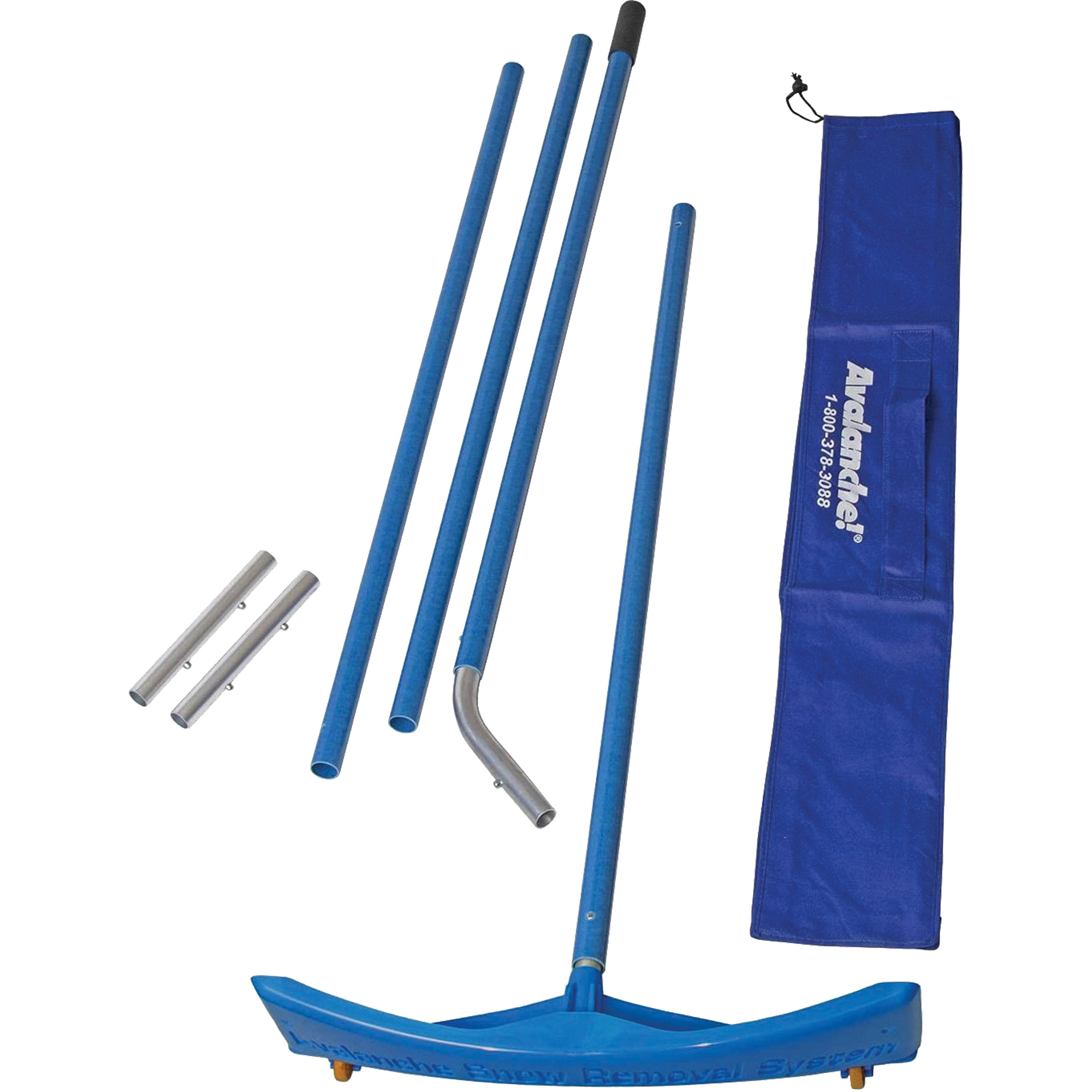NN003 Big Rig Rake Mobile Roof Rake, 192", 24" Blade, Fibreglass