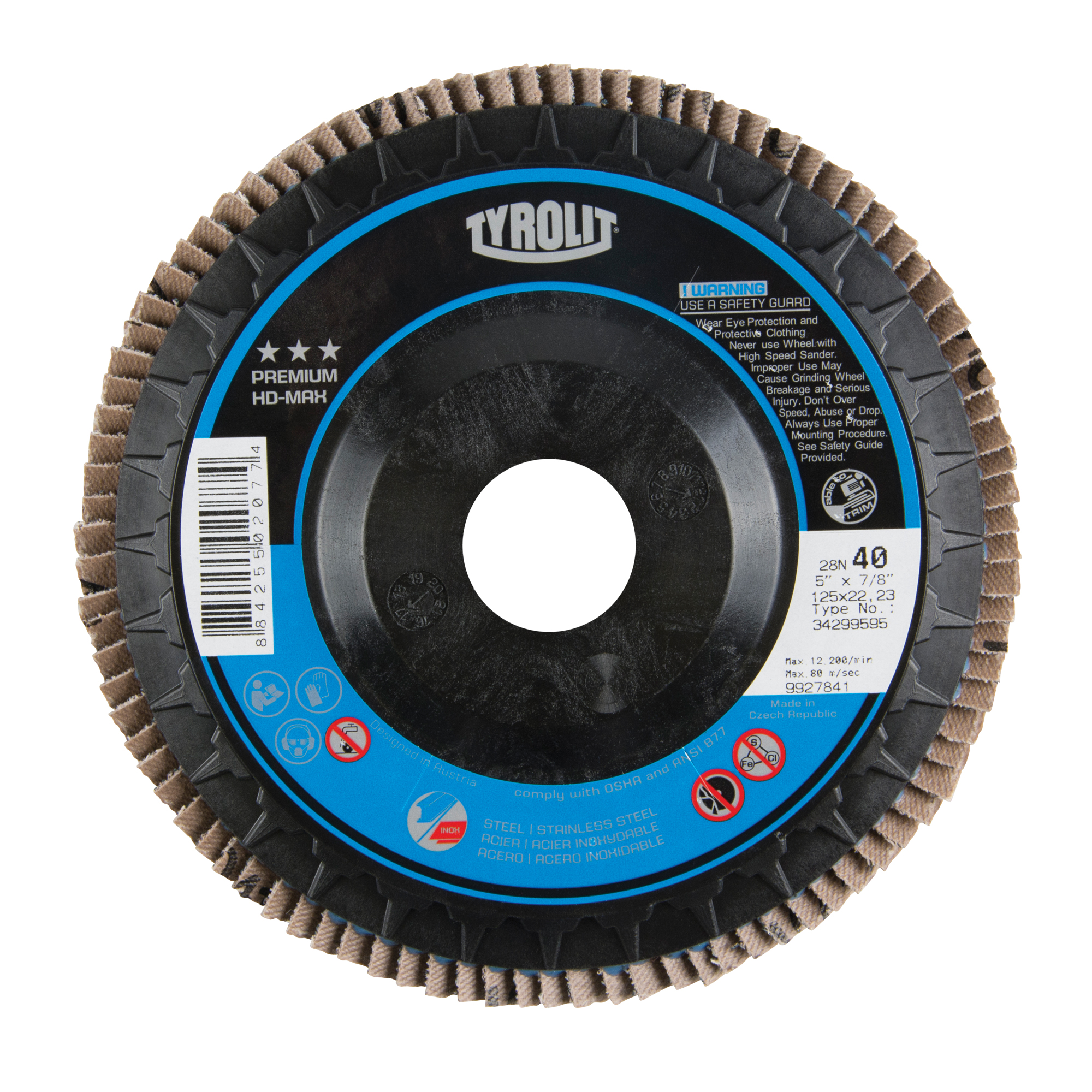 TYROLIT Flap Disc NV017 (34299596) | Shop Flap Disc | TENAQUIP