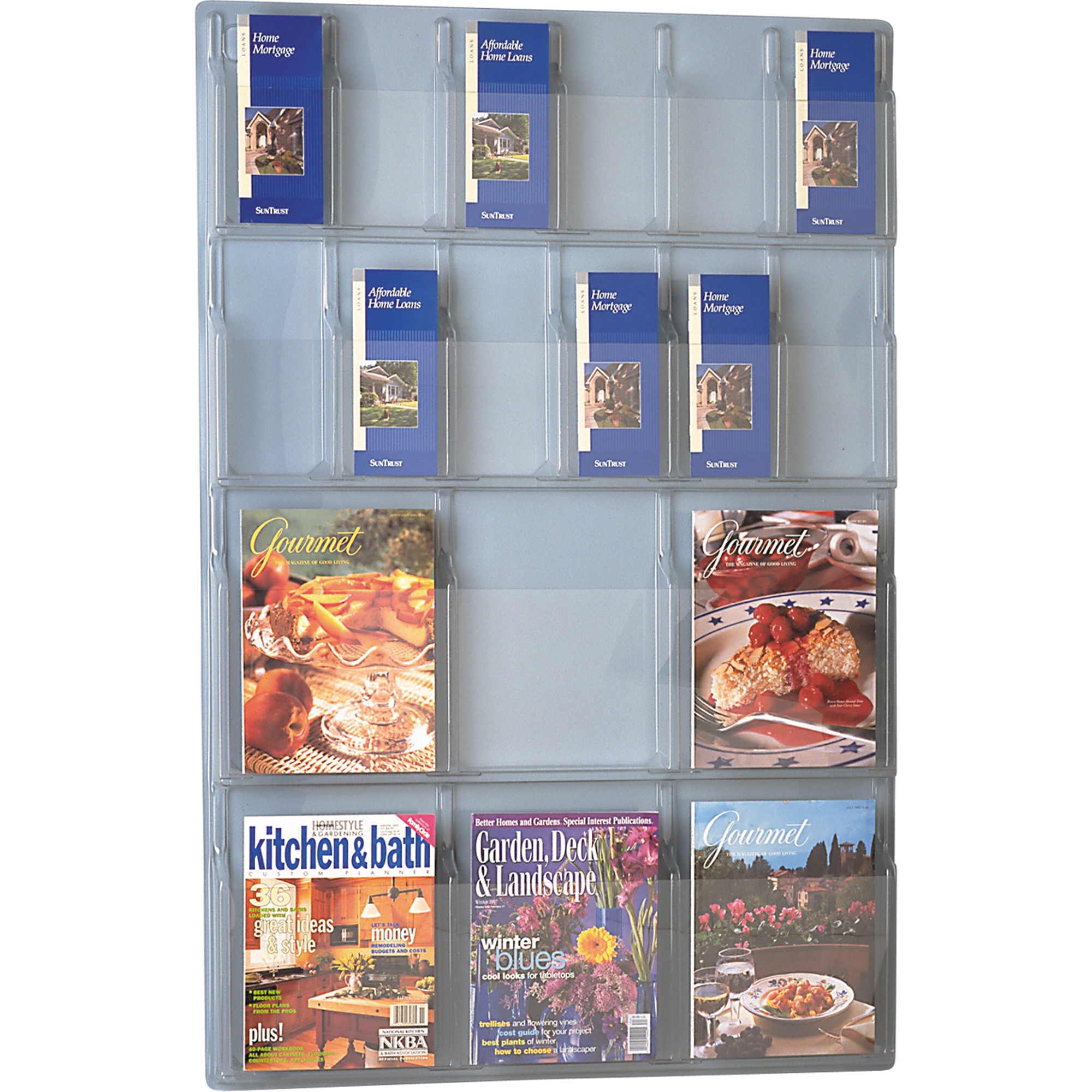 SAFCO Clear Literature Displays OD306 (5600CL) | Shop Literature Rack ...