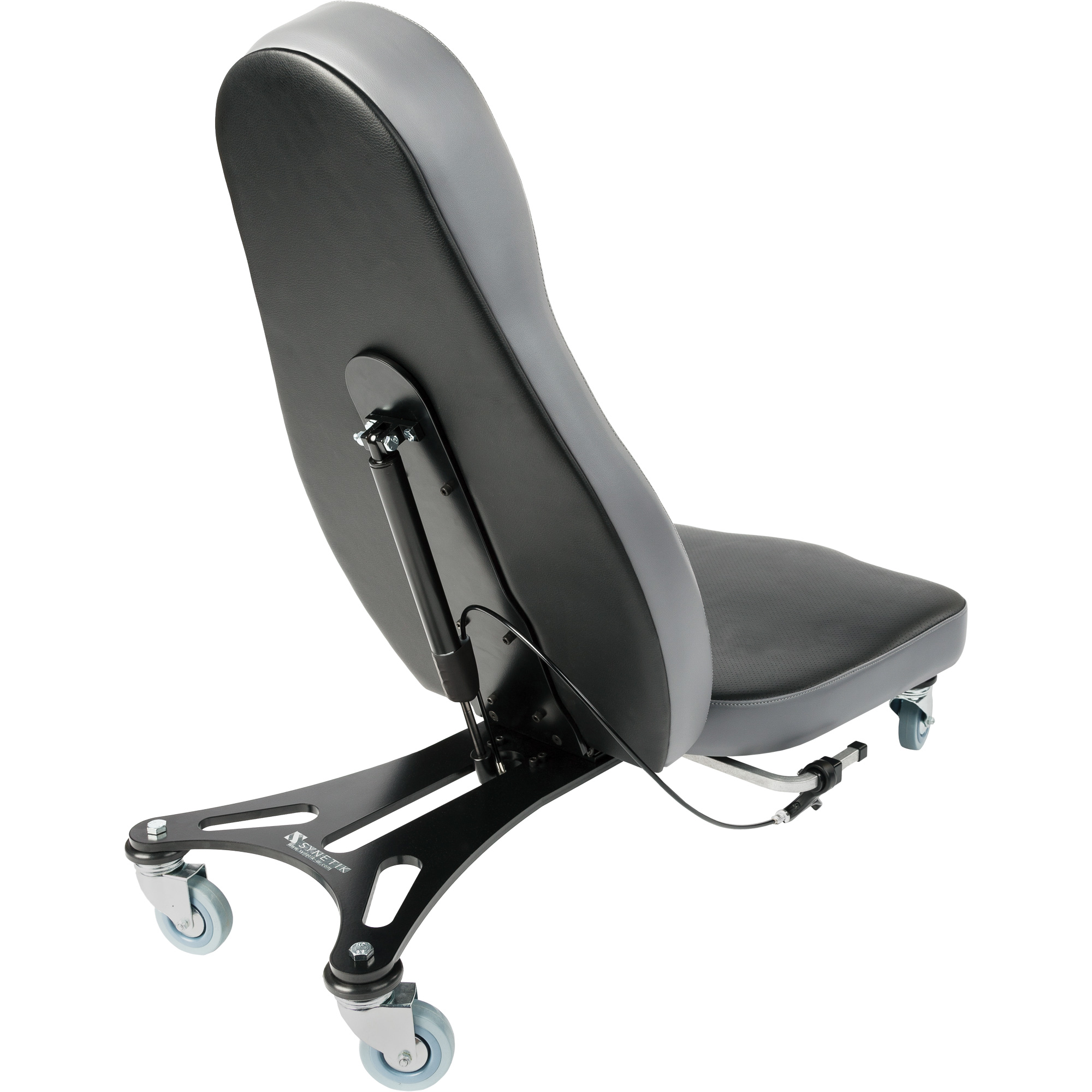 Synetik 508-00001 Flex 2 Ergonomic Chair, Vinyl, Black